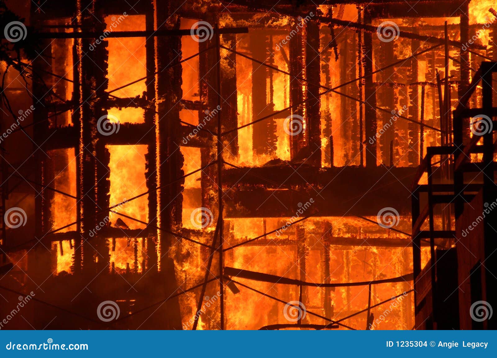 Fire, Building Fire Construction Site Area, Fire Home Burn, Smoke And ...