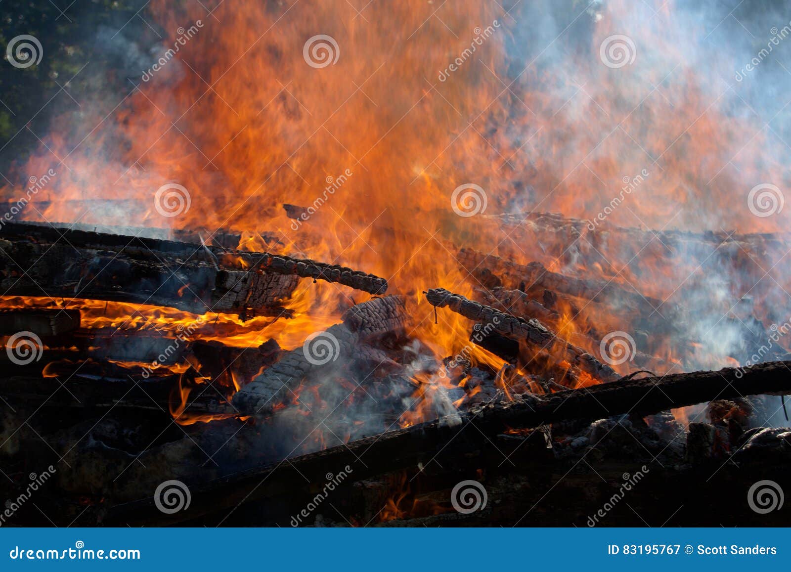 Building Fire stock image. Image of fire, building, wildfire - 83195767