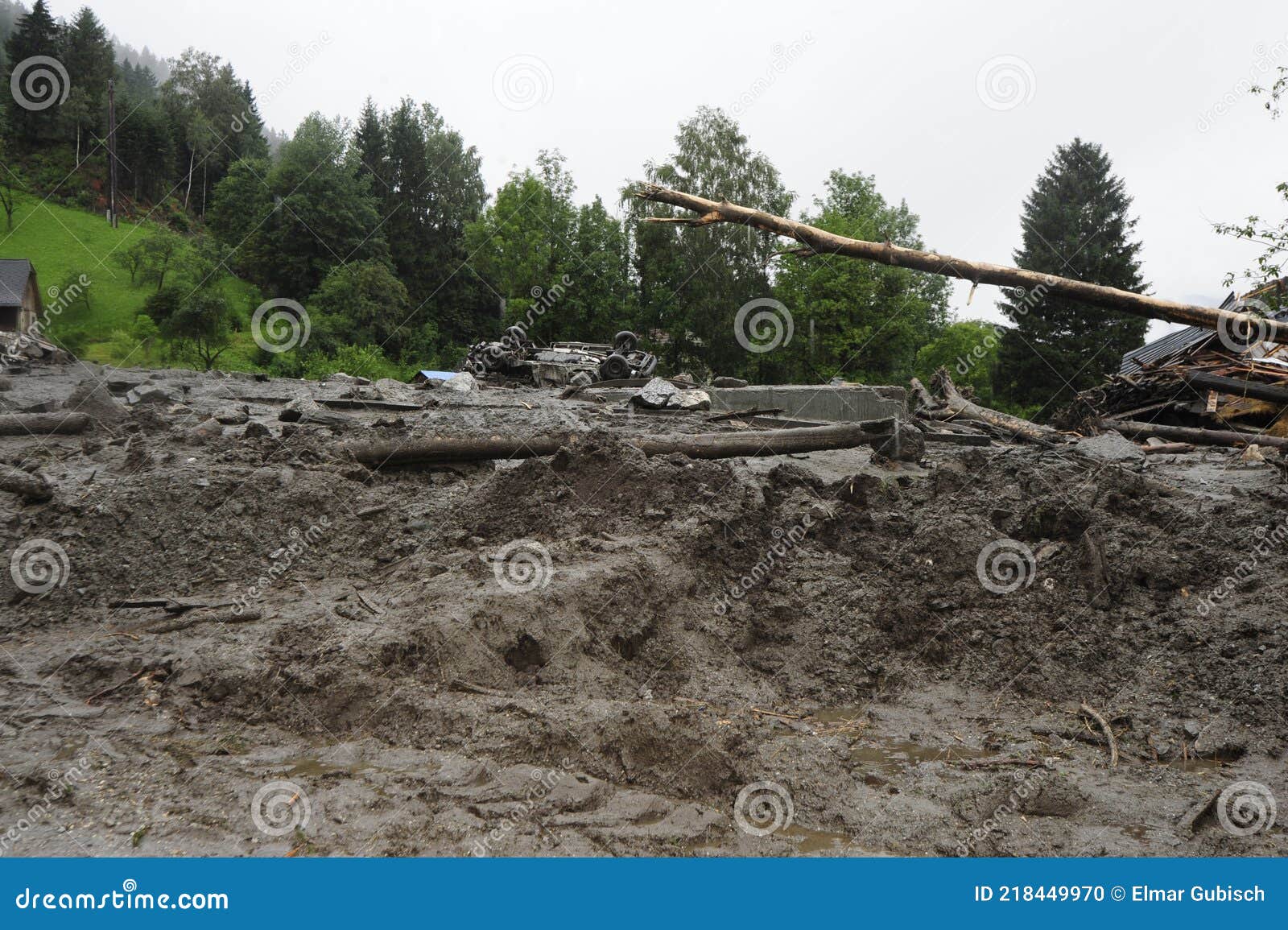Building in a flooded area stock photo. Image of greenhouse - 218449970