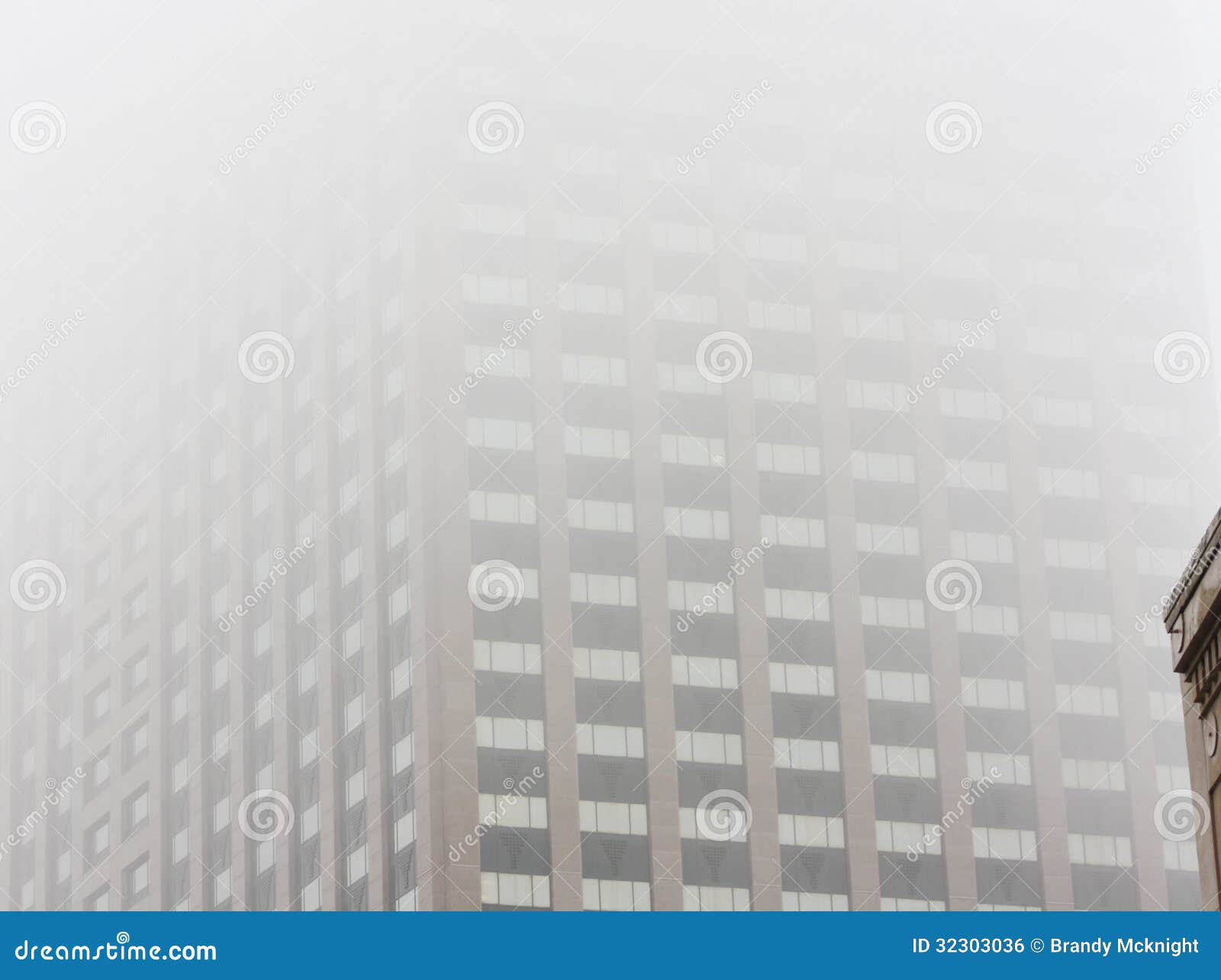 Building in Fog stock photo. Image of louisiana, building - 32303036