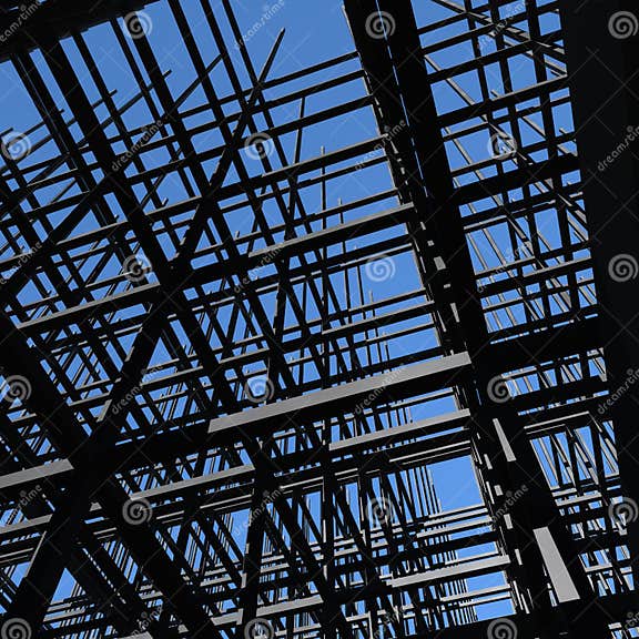 Building Frame stock illustration. Illustration of infrastructure ...