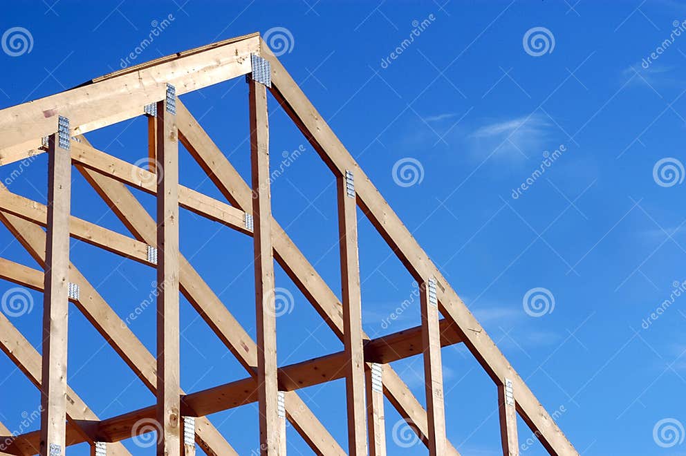 Building frame stock image. Image of building, nail, framing - 47415