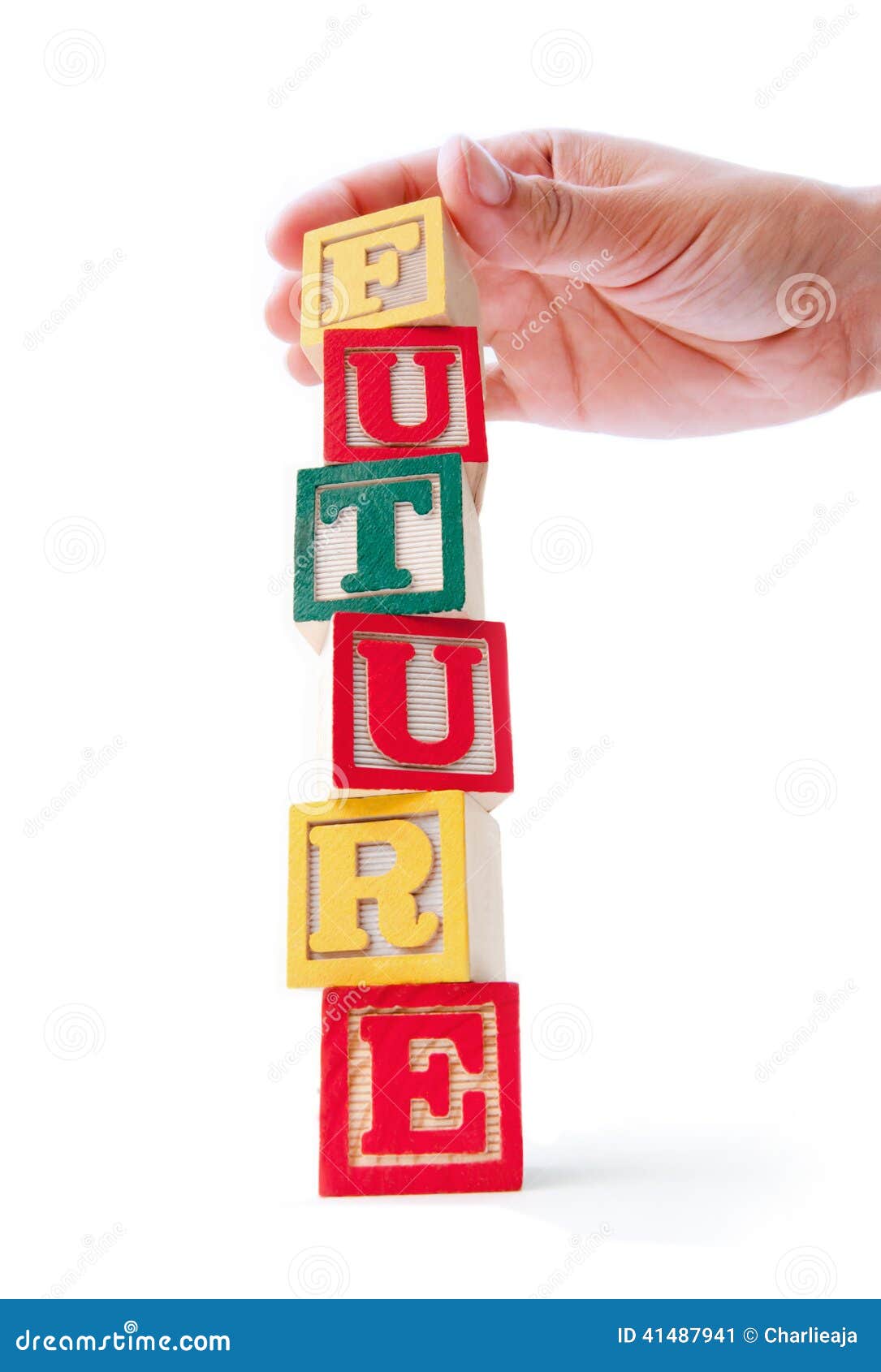 Building a future stock image. Image of building, block - 41487941