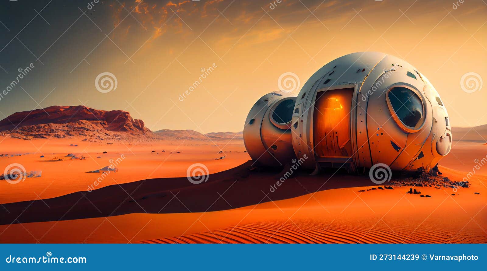 Building a Future on Mars: the Benefits of Dome Houses. Generative AI ...