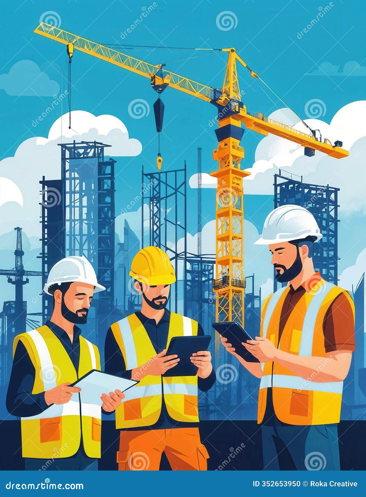 "Building the Future: Modern Construction and Technology" Stock ...