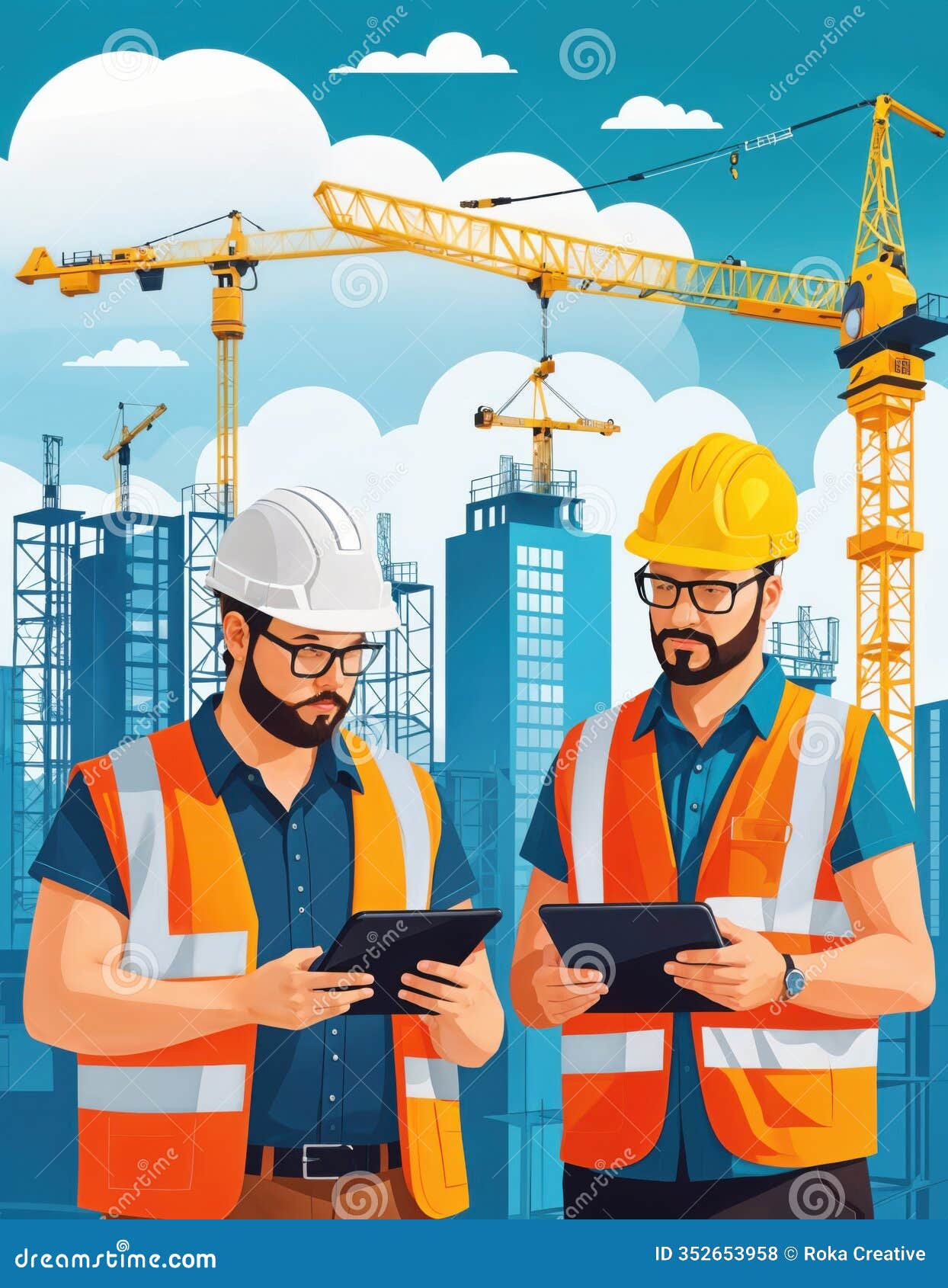 "Building the Future: Modern Construction and Technology" Stock ...