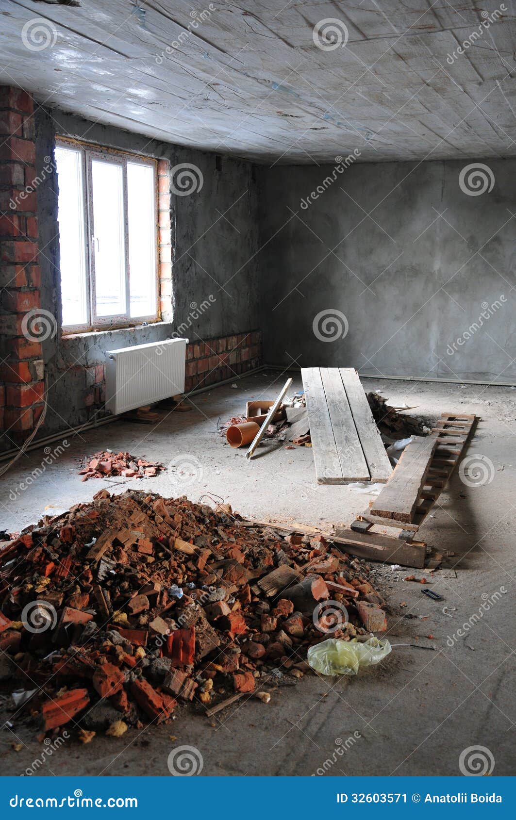 Building garbage stock image. Image of garbage, color - 32603571