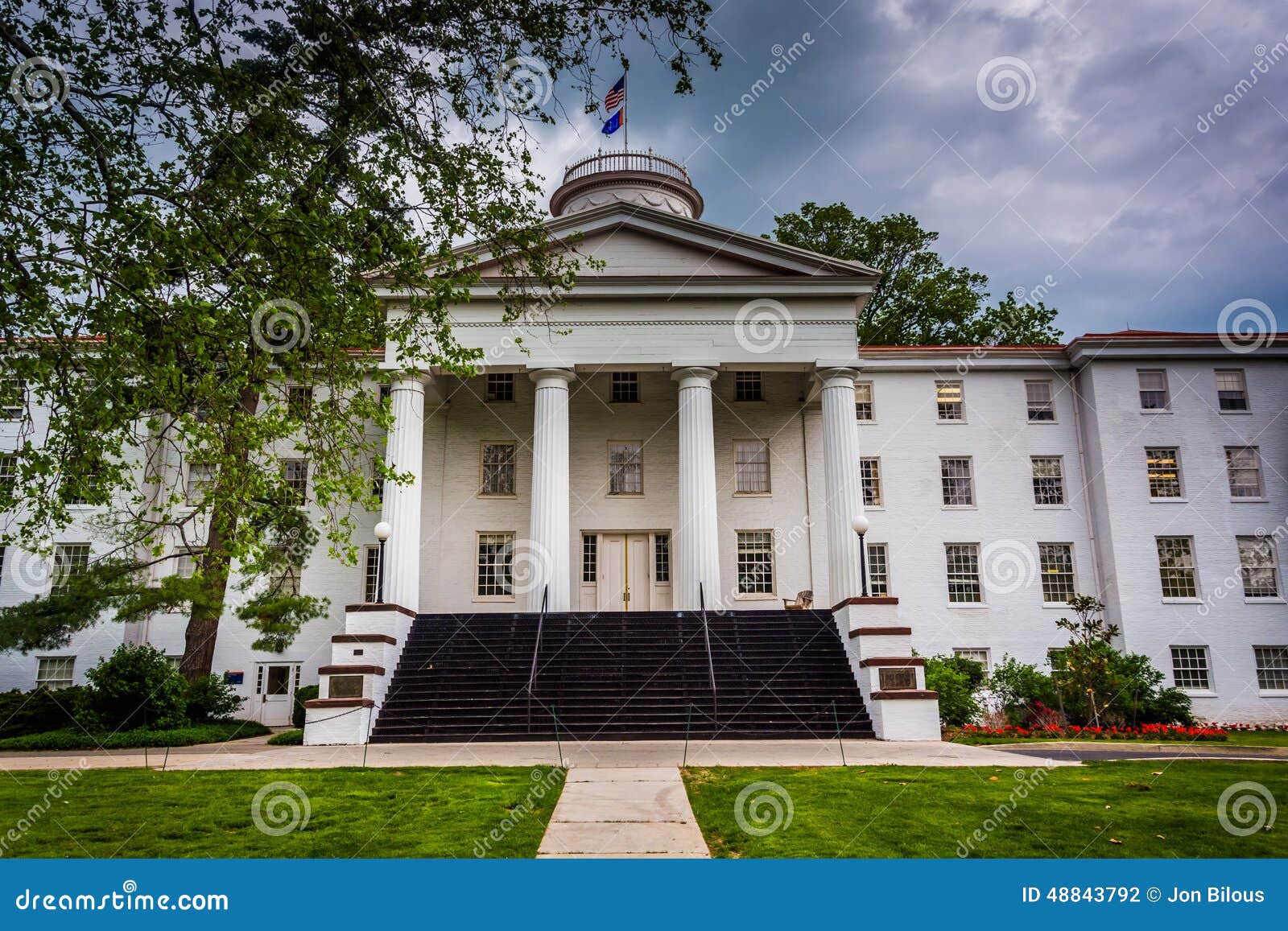 Building at Gettysburg College, Gettysburg, Pennsylvania. Stock Photo ...