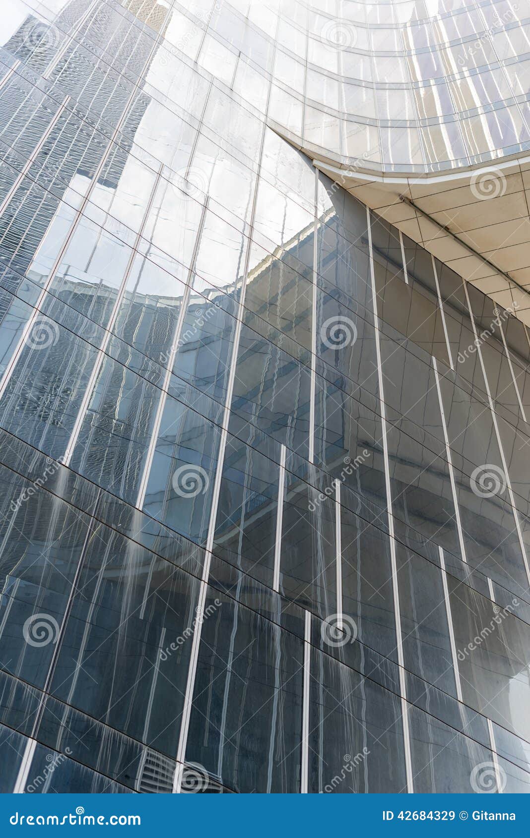 Building glass stock image. Image of geometric, blue - 42684329
