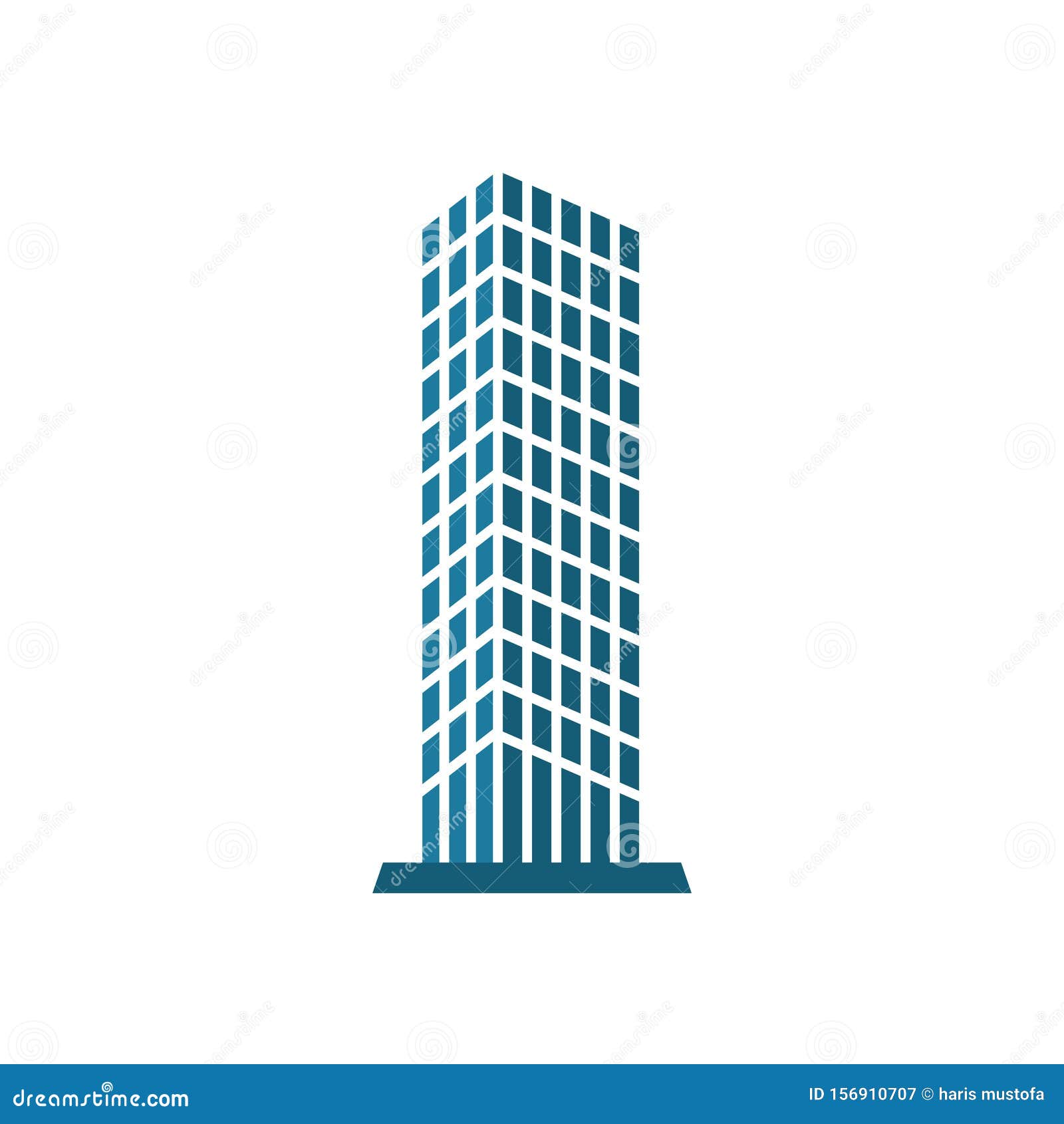 Building Graphic Design Template Vector Isolated Illustration Stock ...