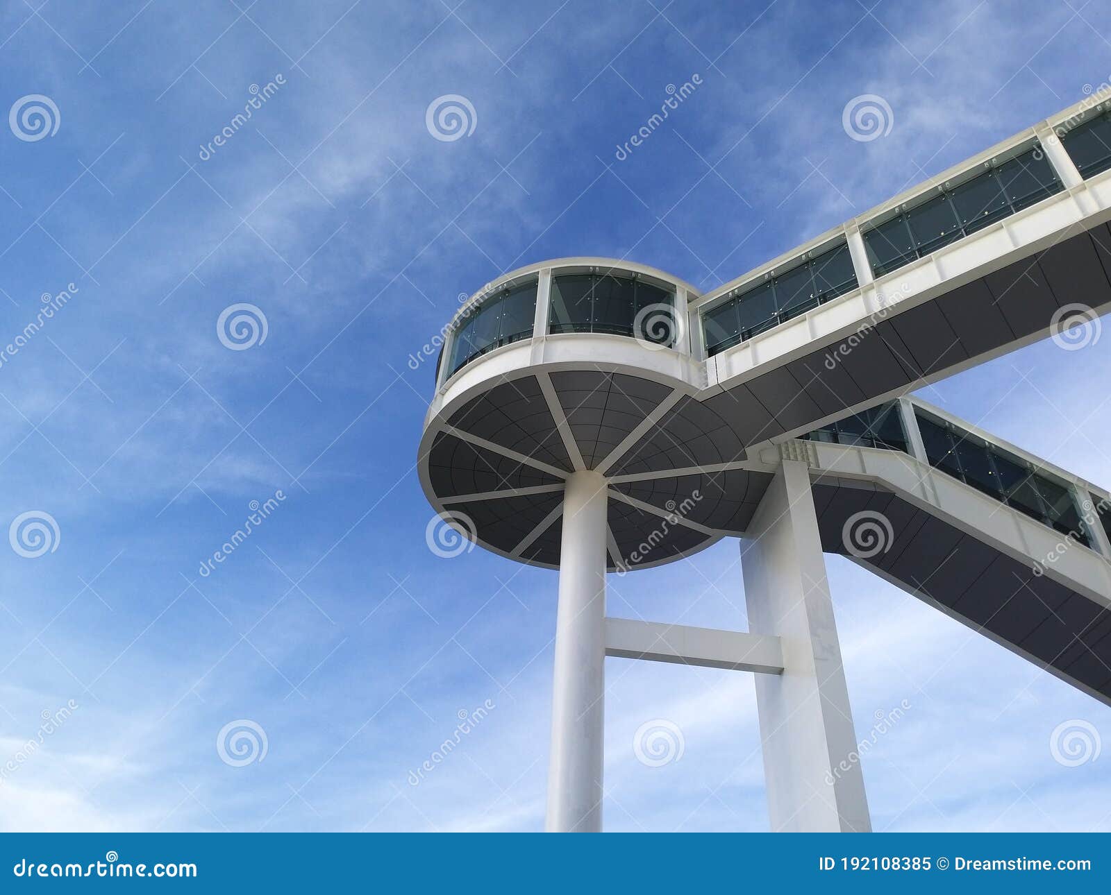 The Building Have UFO Design Stock Image - Image of coexist, associated ...