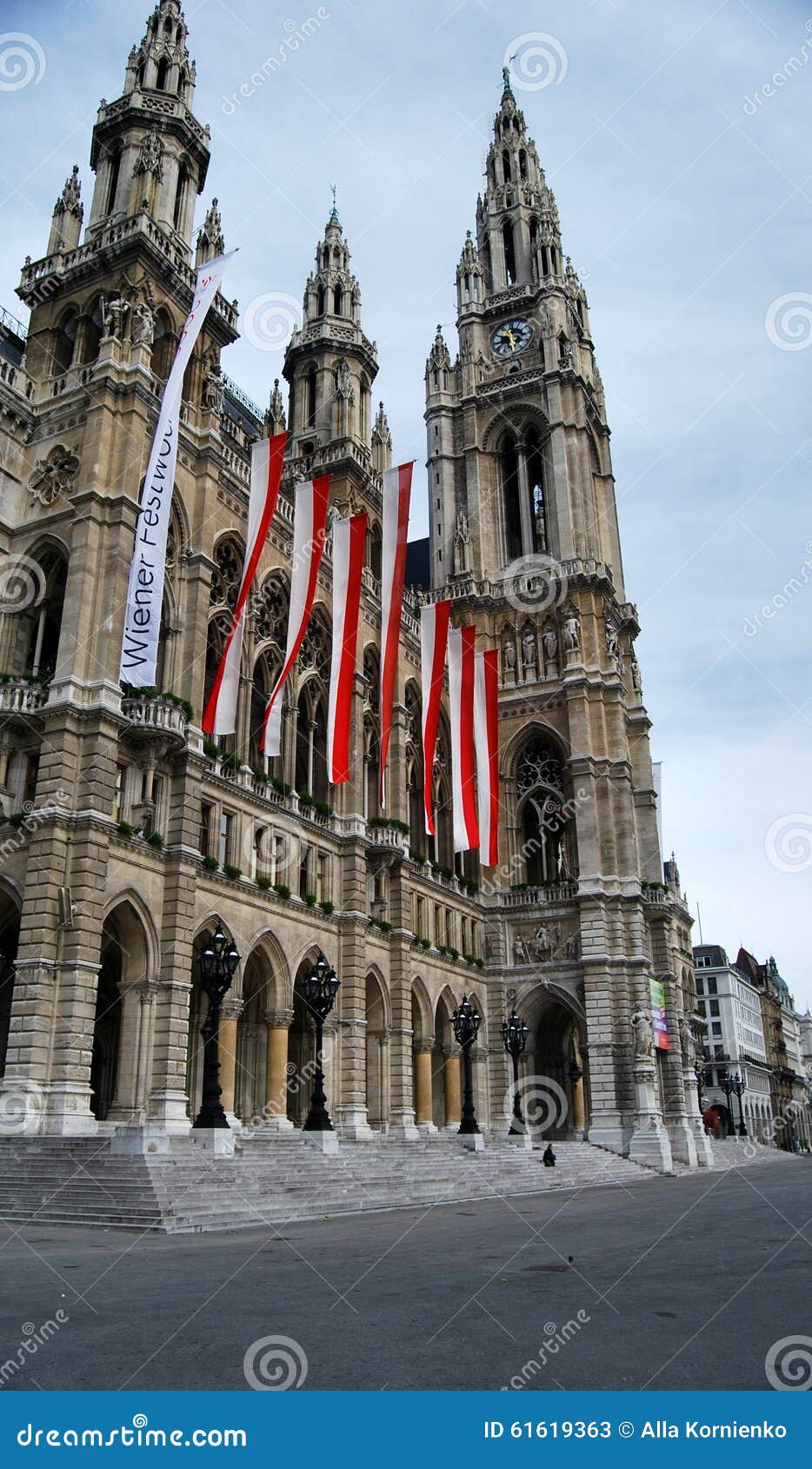 The Building is in the Heart of Vienna Stock Image - Image of city ...