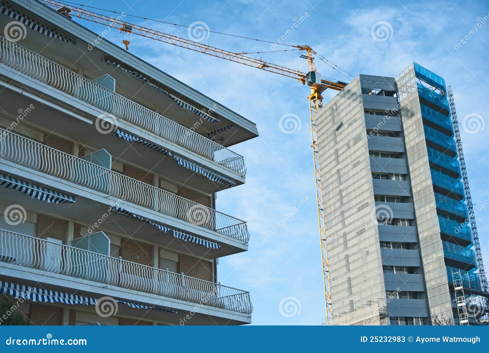 Building high rise hotels stock image. Image of concrete - 25232983