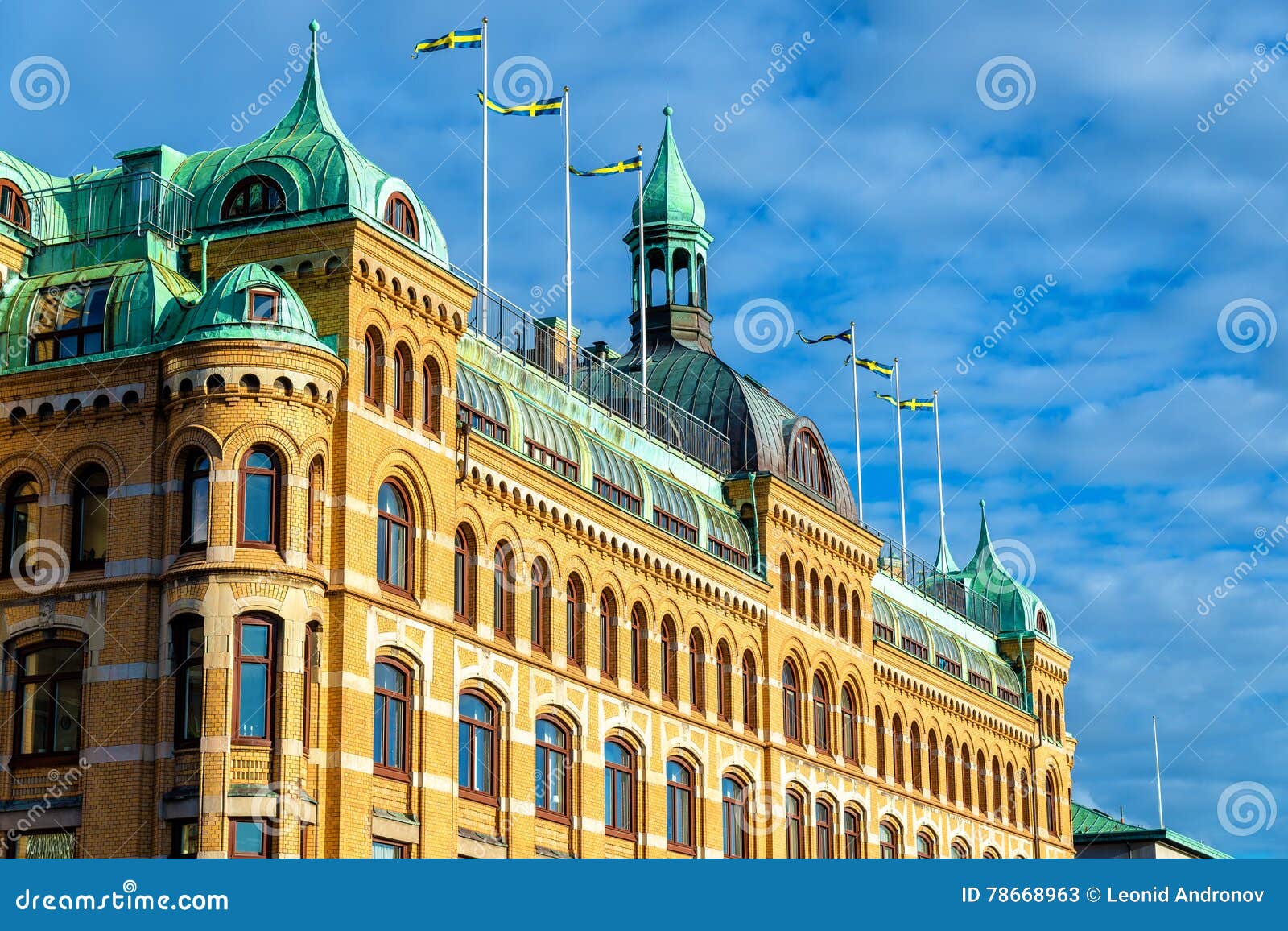 Building in the Historic Centre of Gothenburg - Sweden Stock Image ...