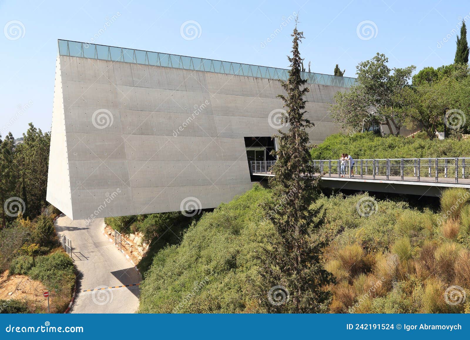 Building of the Historical Museum of the Holocaust, Jerusalem Editorial ...