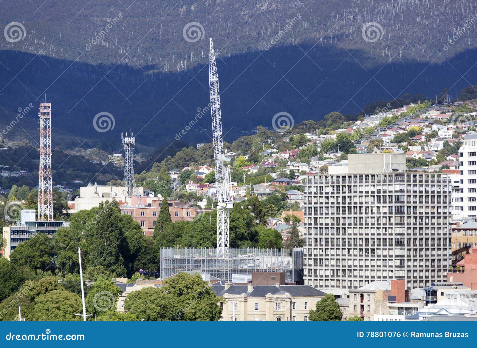 Building Hobart Town stock photo. Image of destination - 78801076