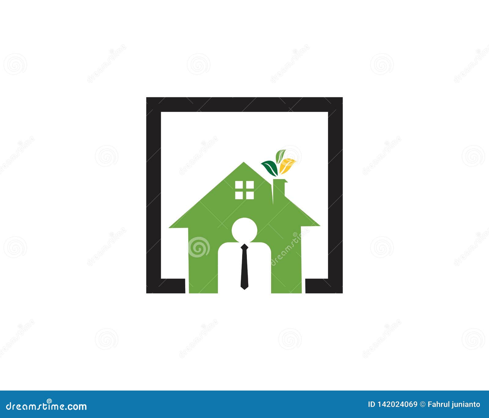 Building Home Agen Logo Template Stock Vector - Illustration of city ...