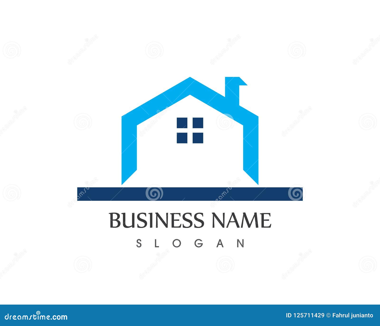Building Home Logo Vector Template Stock Vector - Illustration of ...