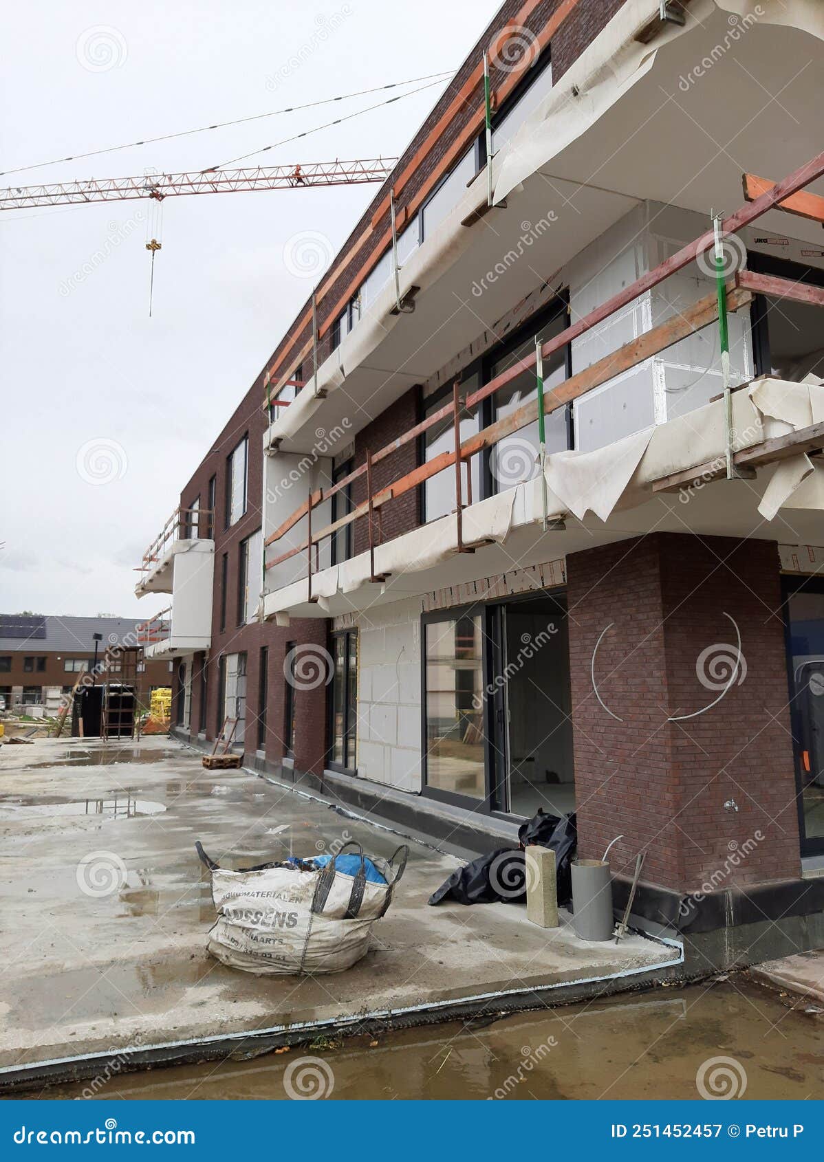 Building a House Out of Bricks Stock Image - Image of engineer, design ...