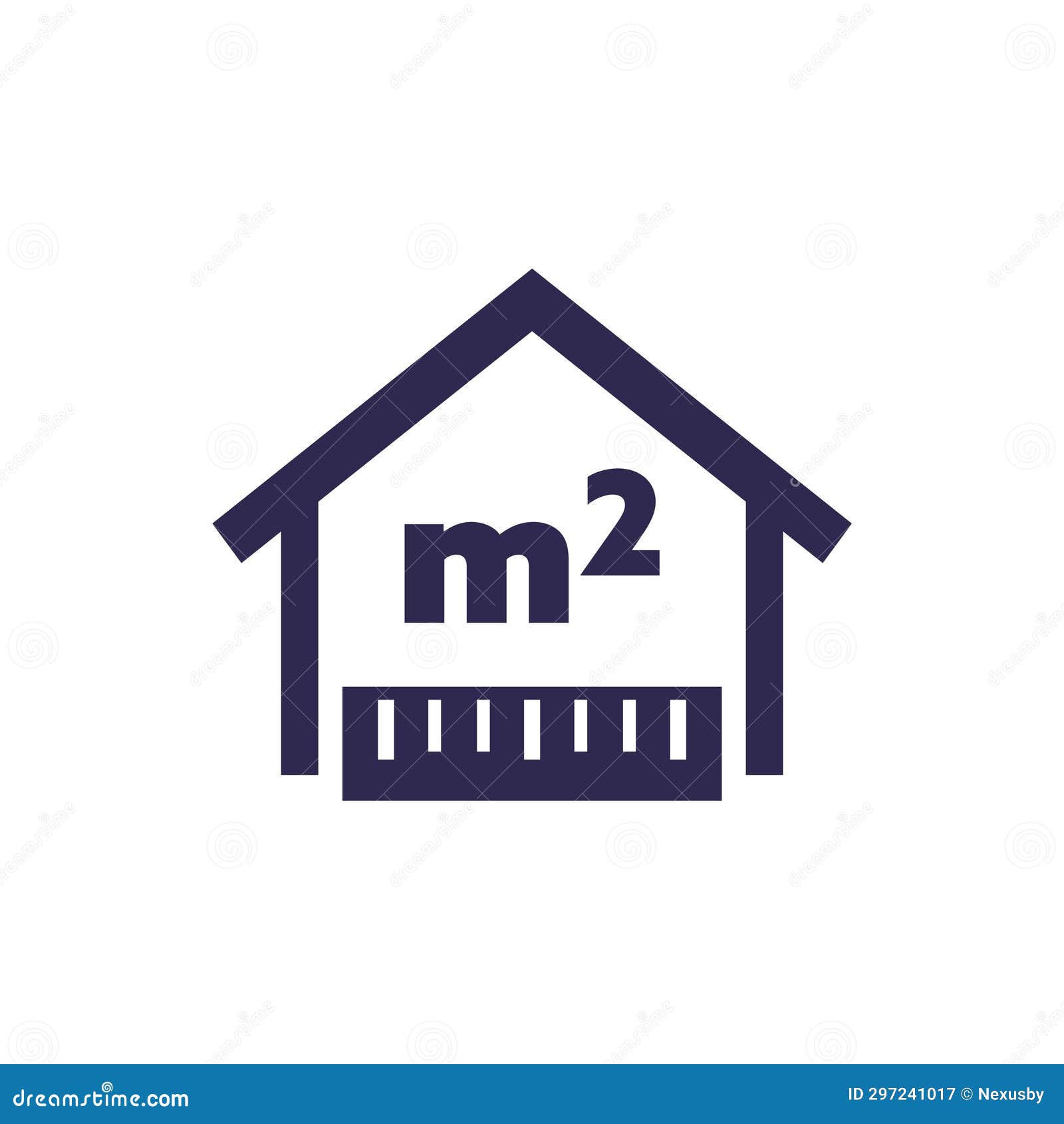 Building, House Size Icon on White Stock Vector - Illustration of ...