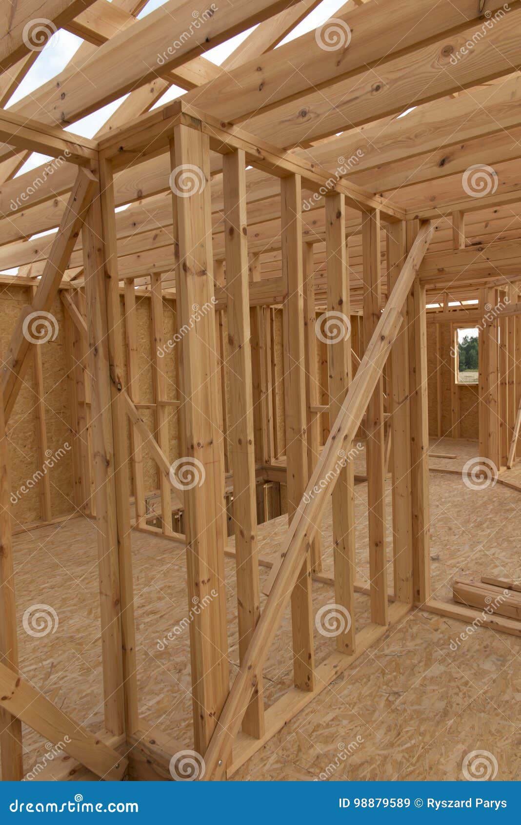 Building a House in Skeleton Technology Stock Image - Image of ladder ...