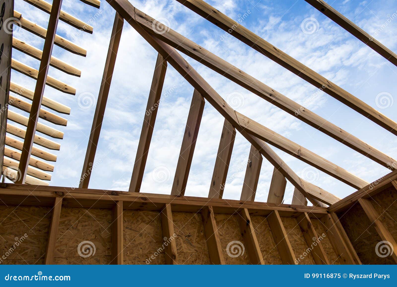 Building a House in Skeleton Technology Stock Image - Image of flat ...