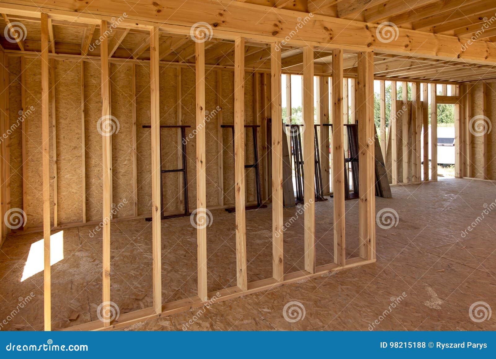 Building a House in Skeleton Technology Stock Photo - Image of walls ...
