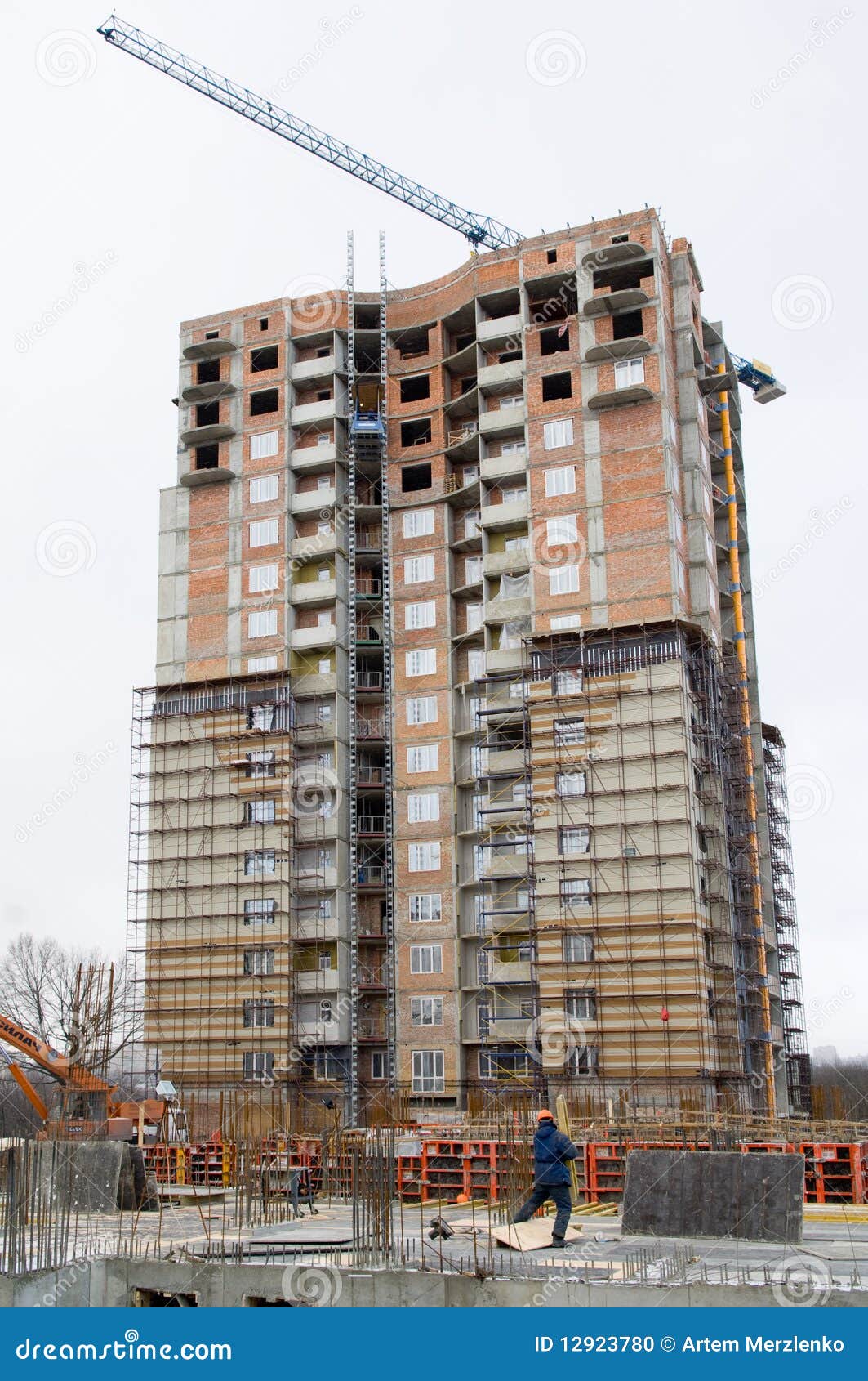 Building houses stock photo. Image of outdoors, contemporary - 12923780