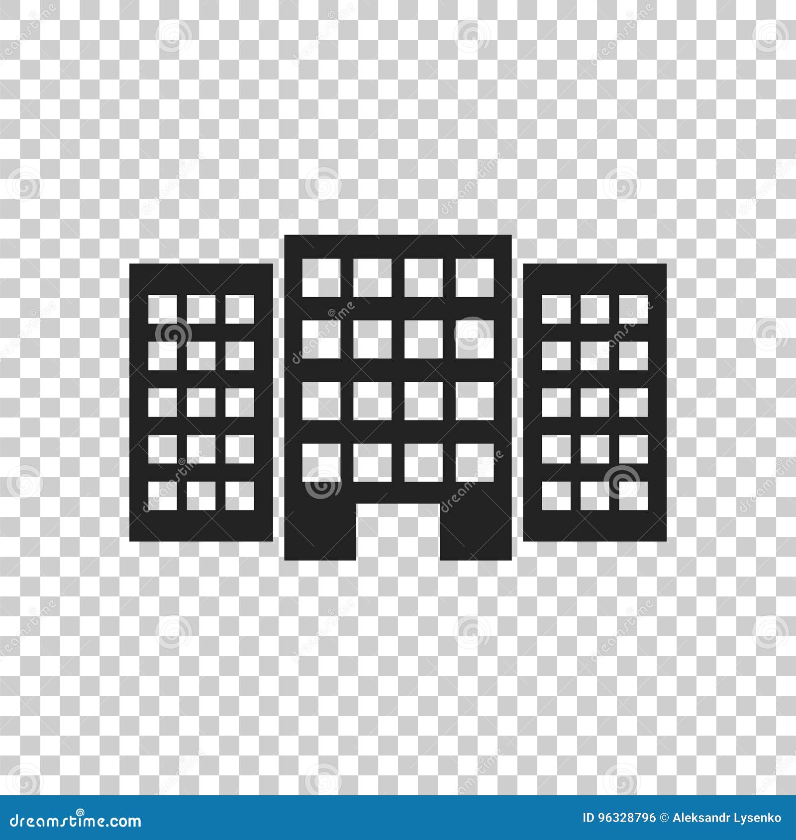 Building Icon. Business Vector Illustration Stock Vector - Illustration ...