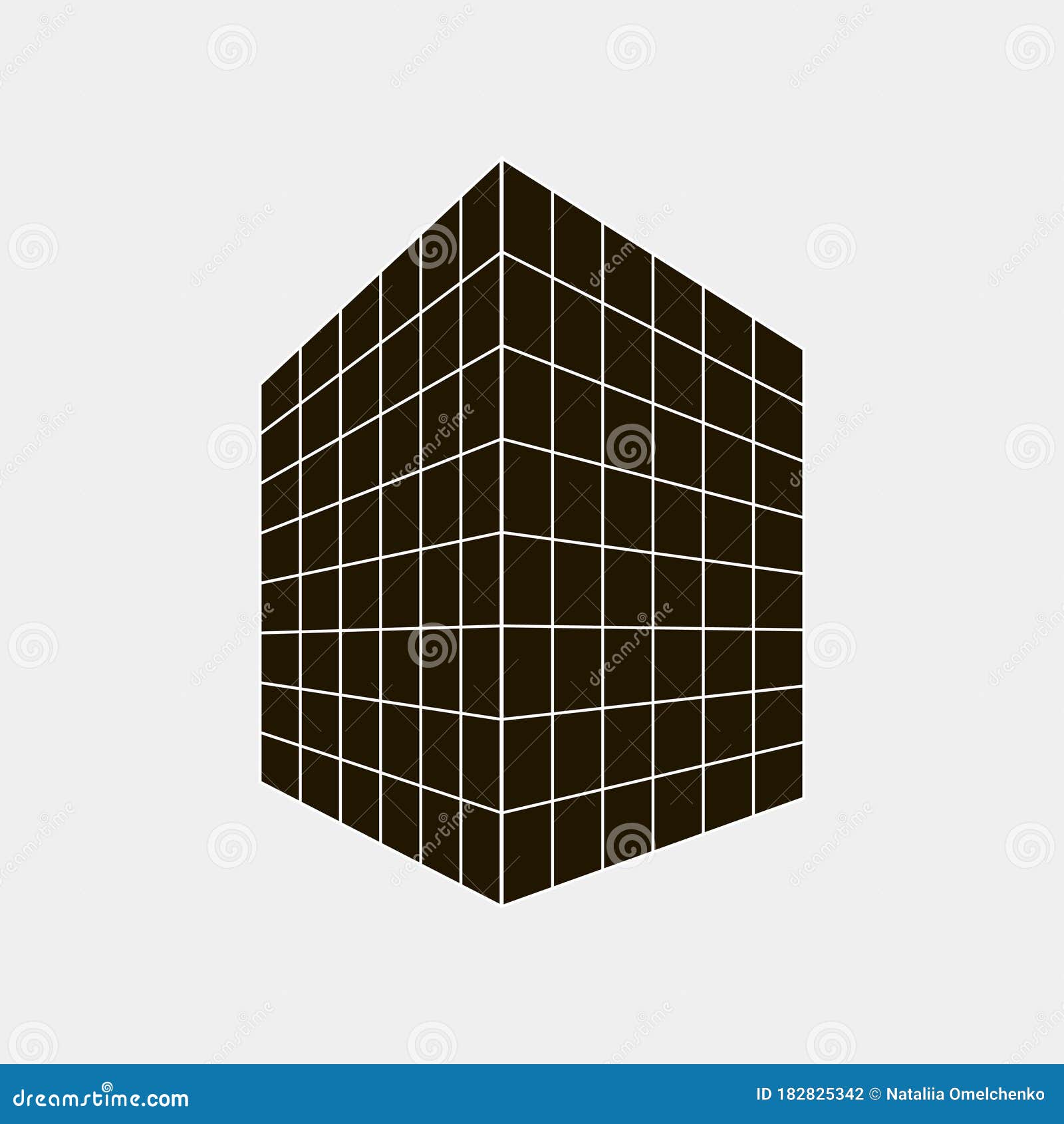 Building Icon Isolated on White Background Stock Illustration ...