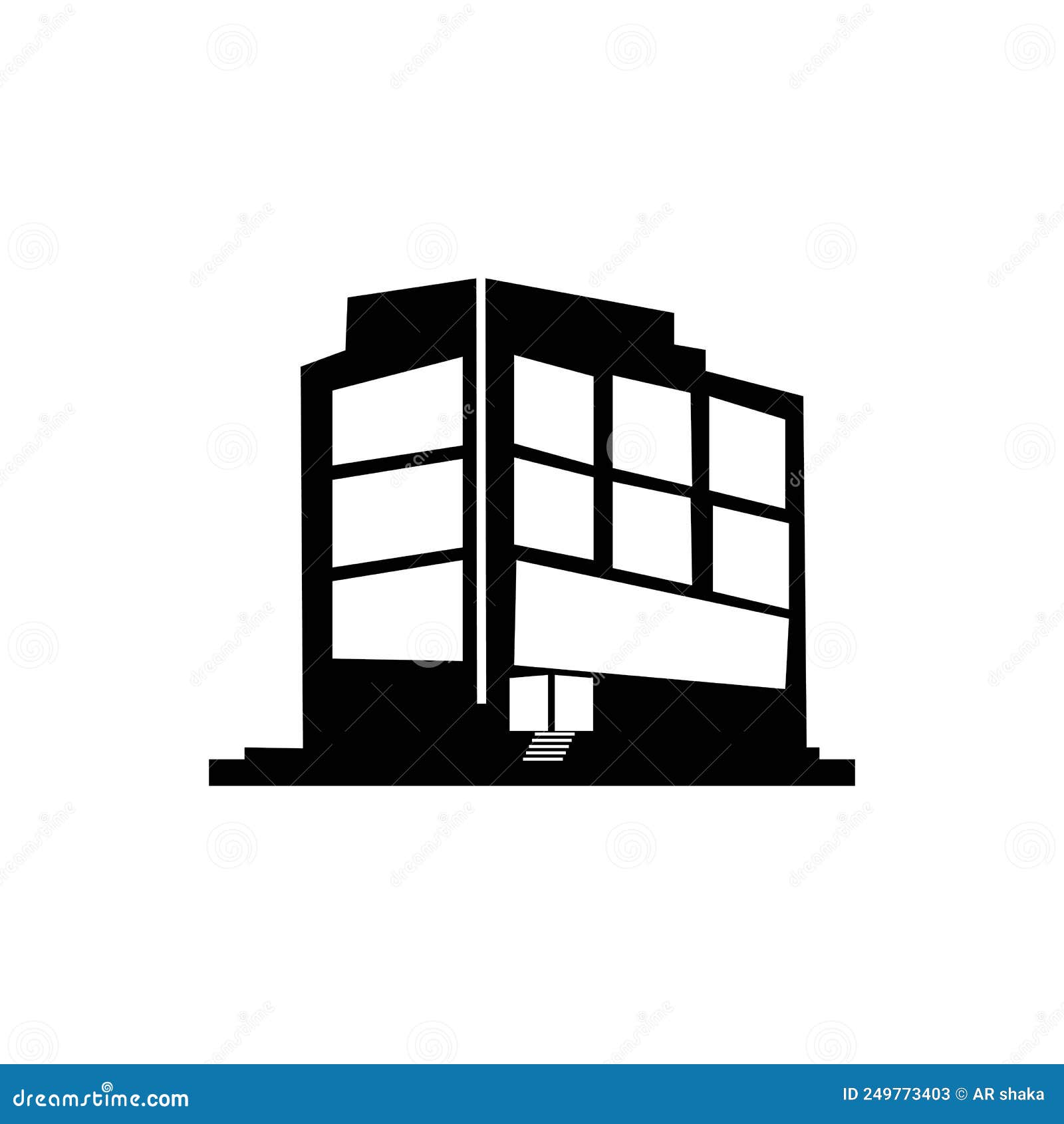 Building Icon Logo, Vector Design Stock Vector - Illustration of symbol ...