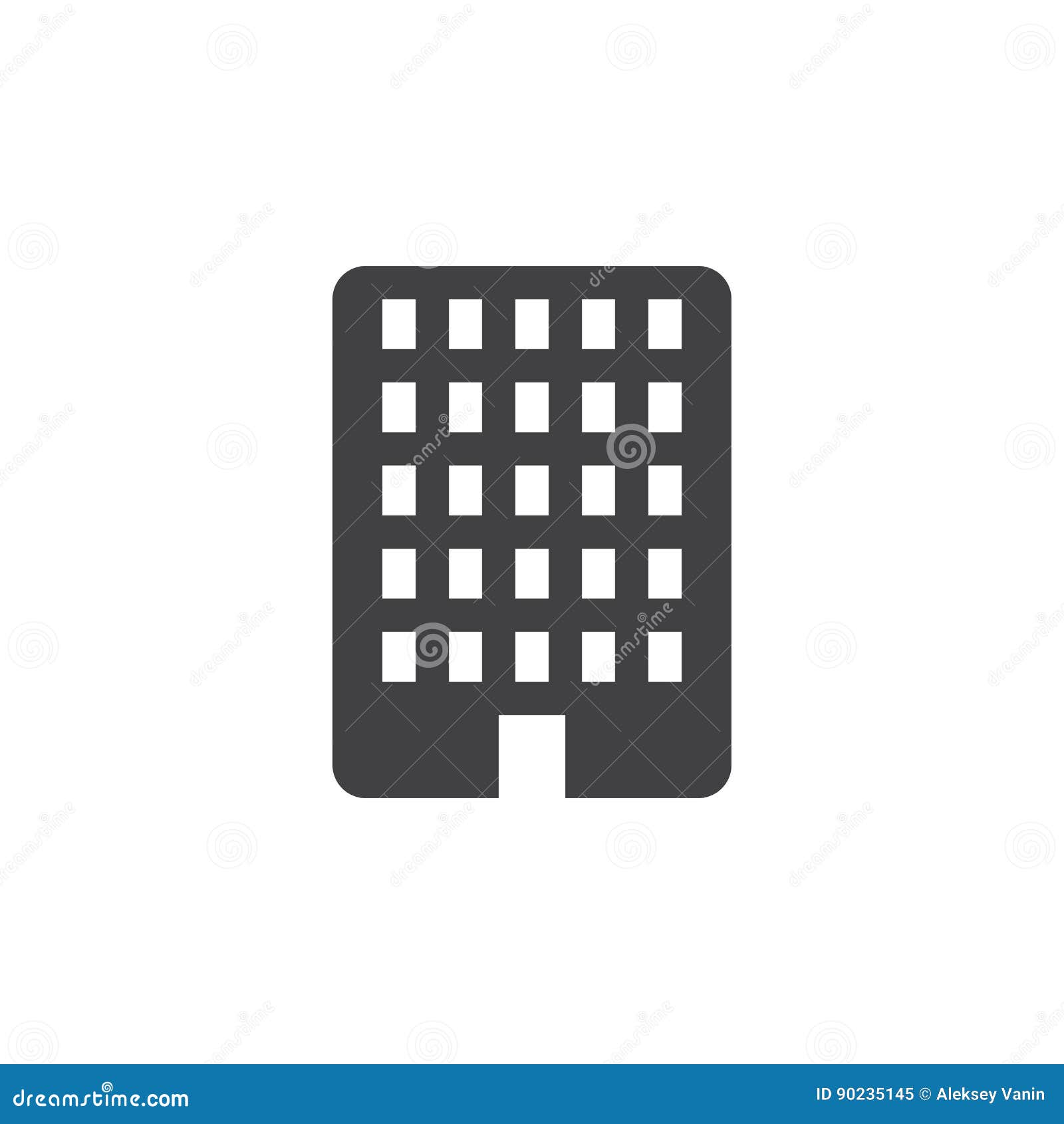 Building Icon , Solid Logo Illustration, Pictogram Isolate Stock ...
