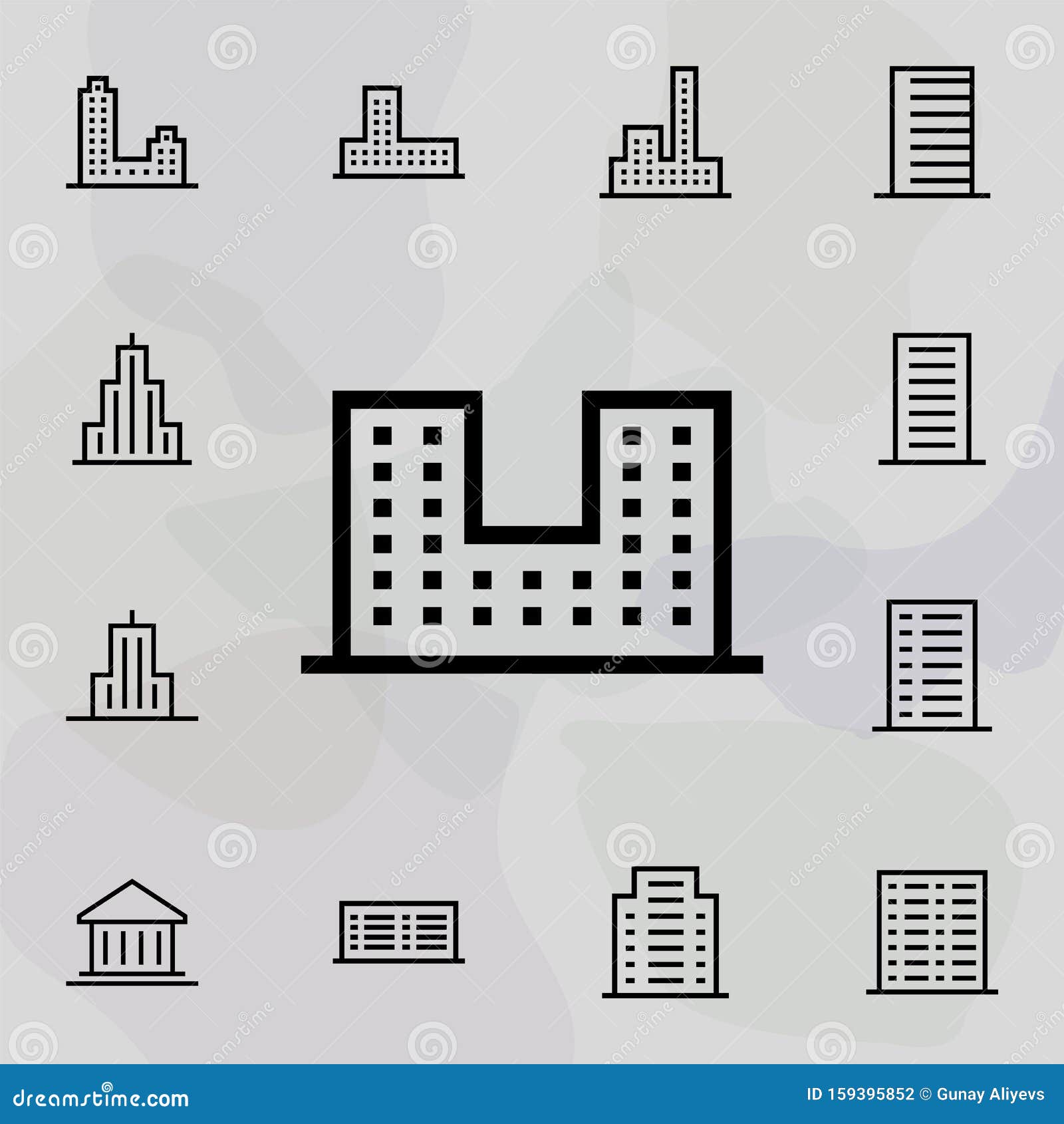Building Icon. Universal Set of Building for Website Design and ...