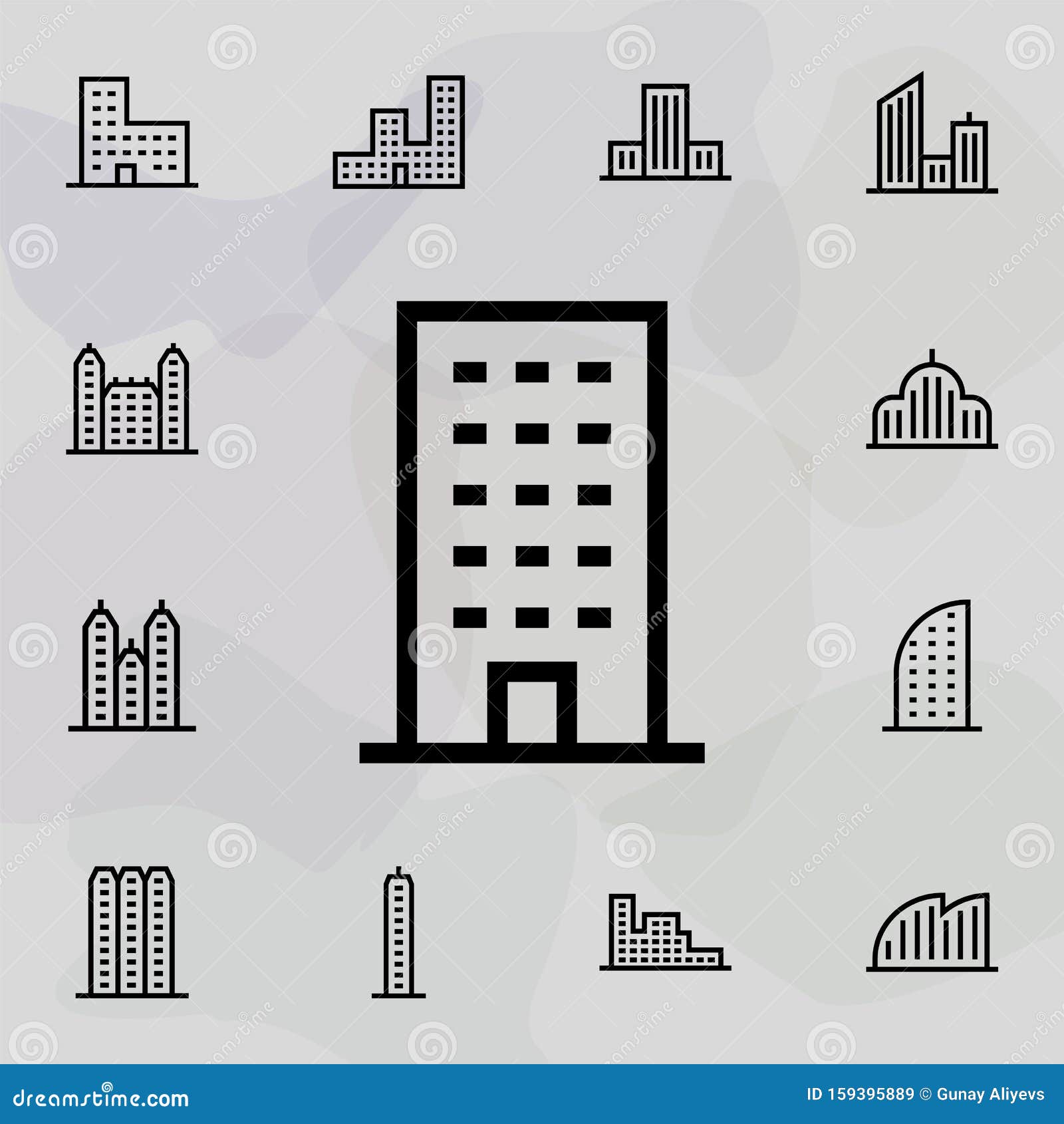 Building Icon. Universal Set of Building for Website Design and ...