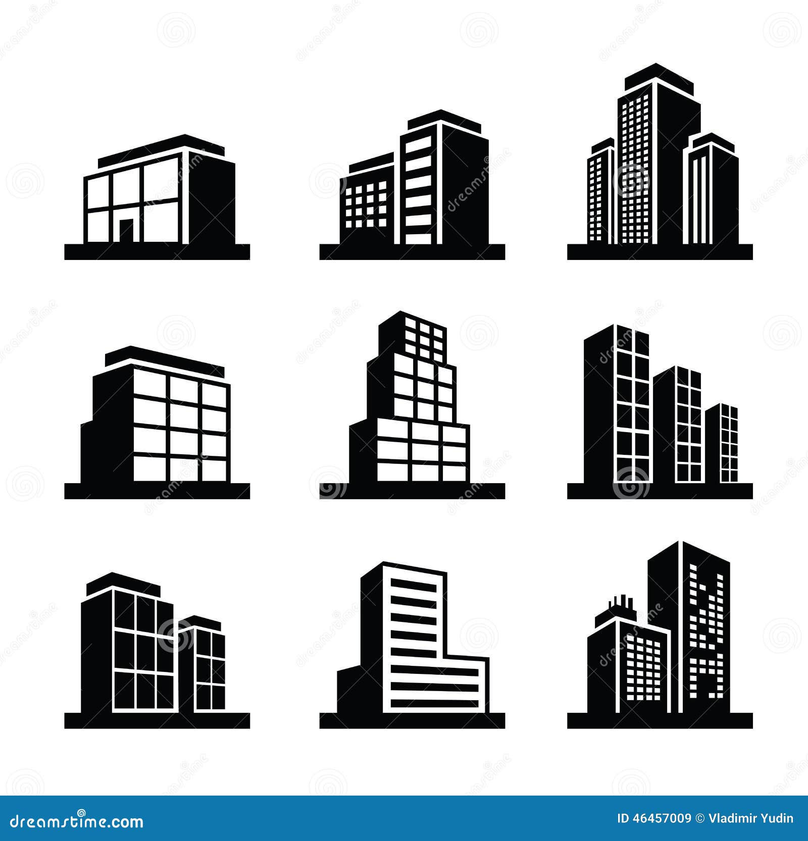 Building Icon Stock Vector - Image: 46457009 Building Icon Stock Vector - Image: 46457009