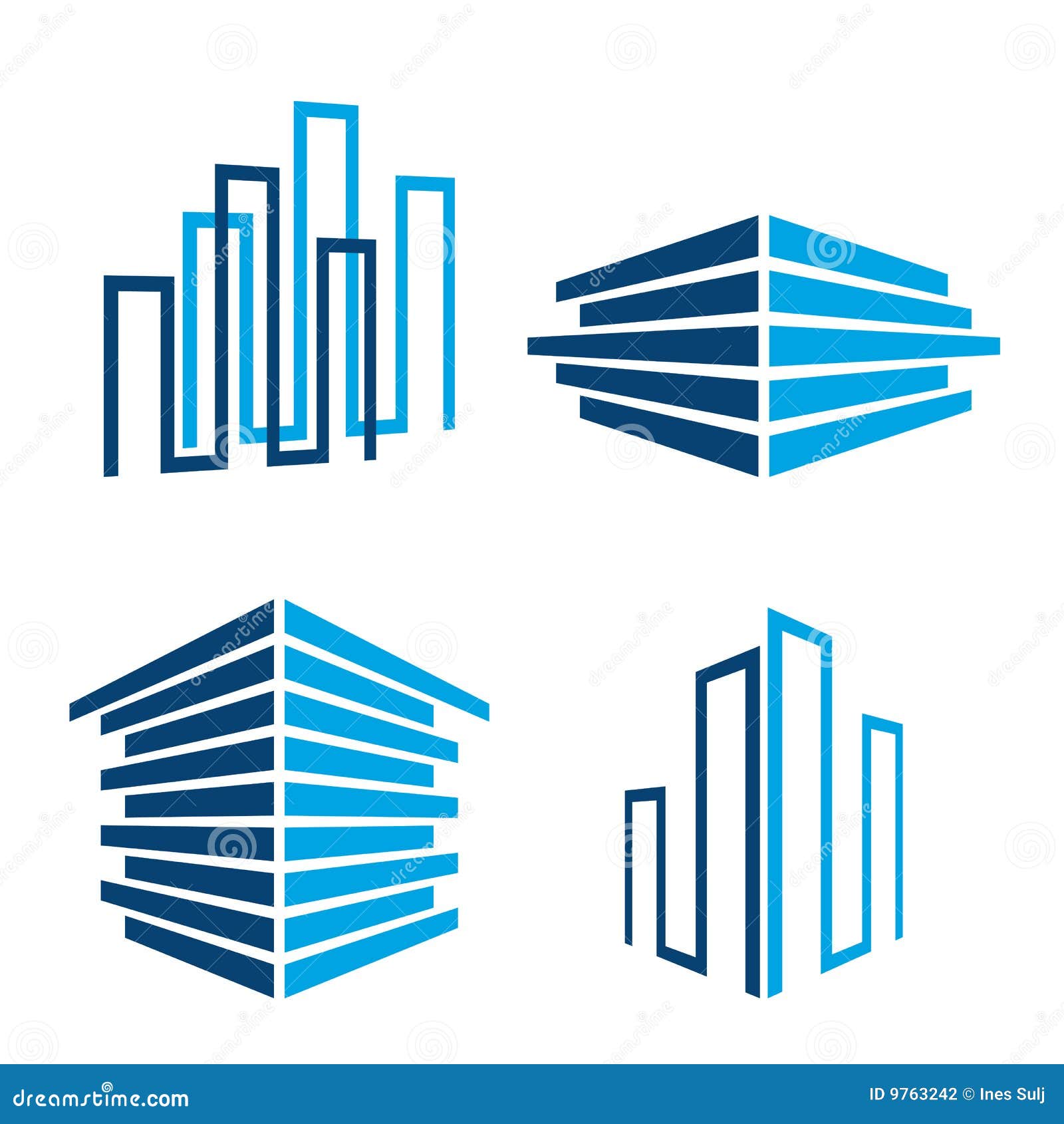 Building icons stock vector. Illustration of element, city - 9763242