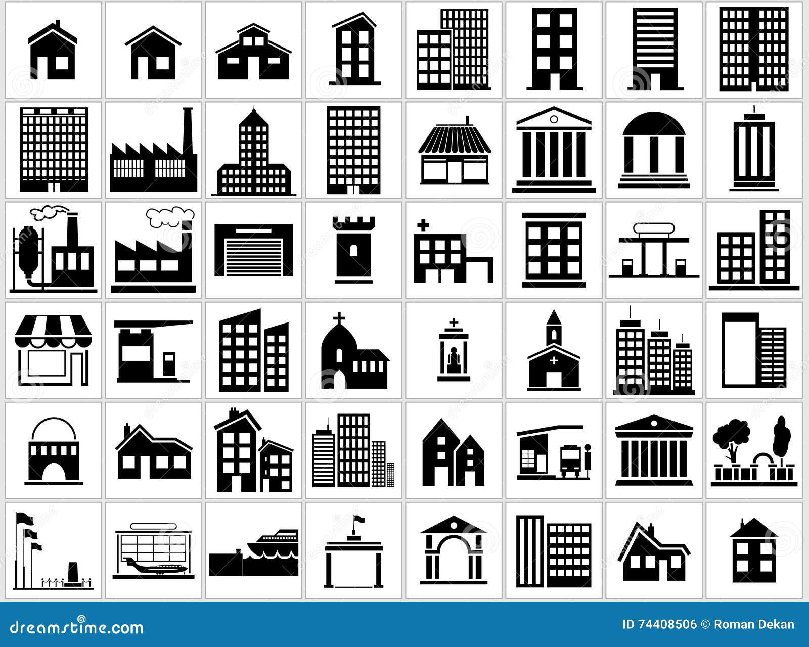 Building Icon Vector Free Download