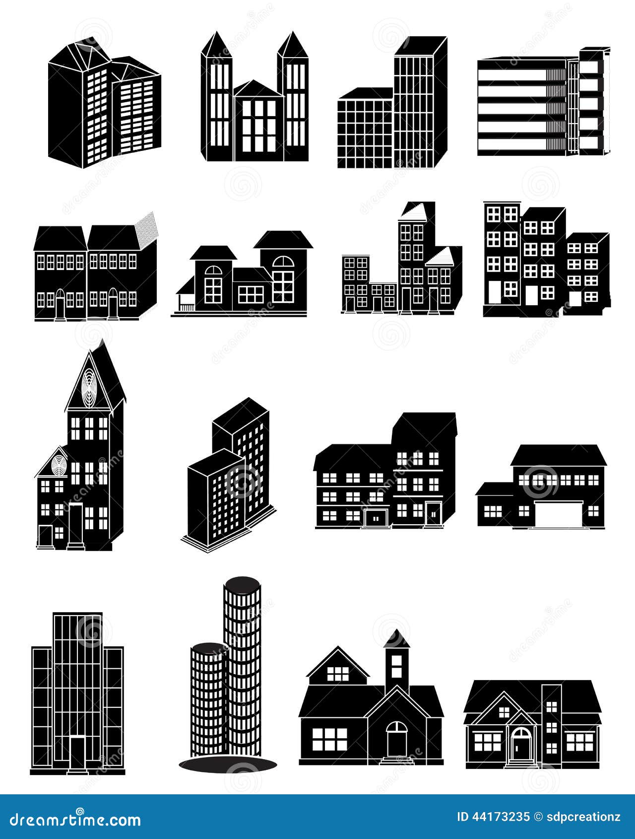 Proprietary Icons Set, Cartoon Style Vector Illustration ...