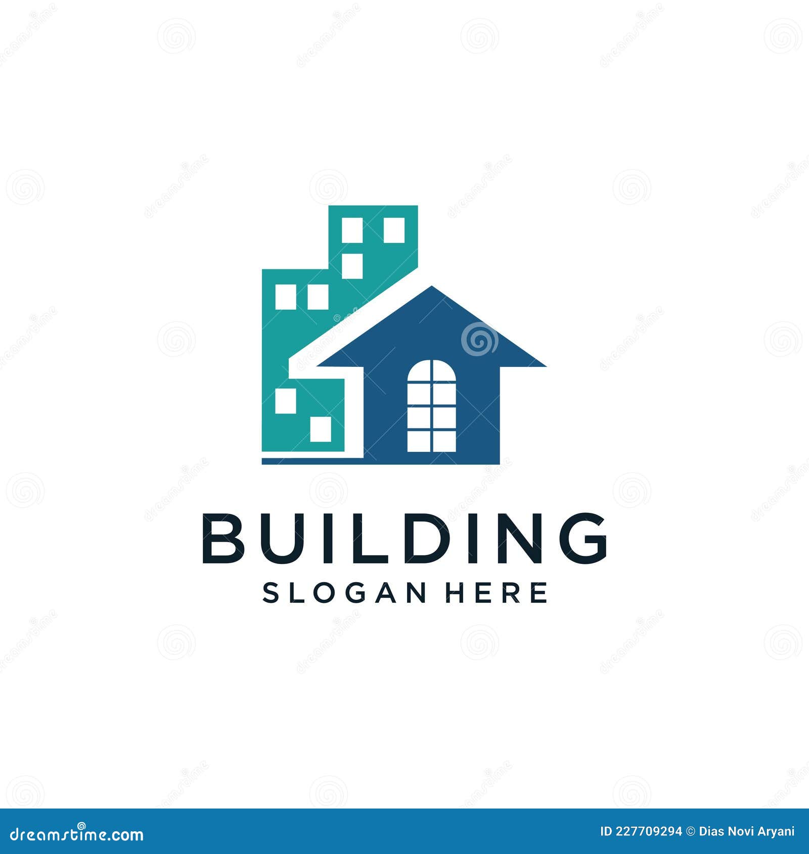 Building Idea Vector Logo Design Template. Real Estate Logo Vector ...