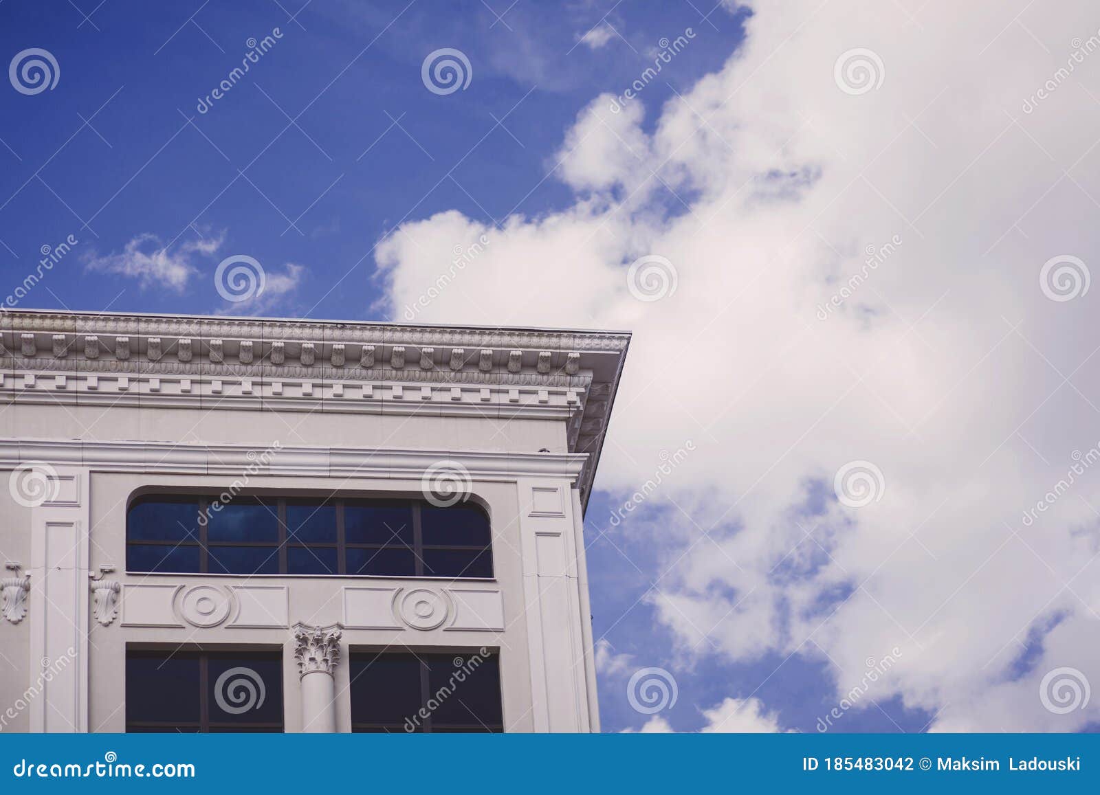 Building with Imitation of Antique Style Stock Photo - Image of ...