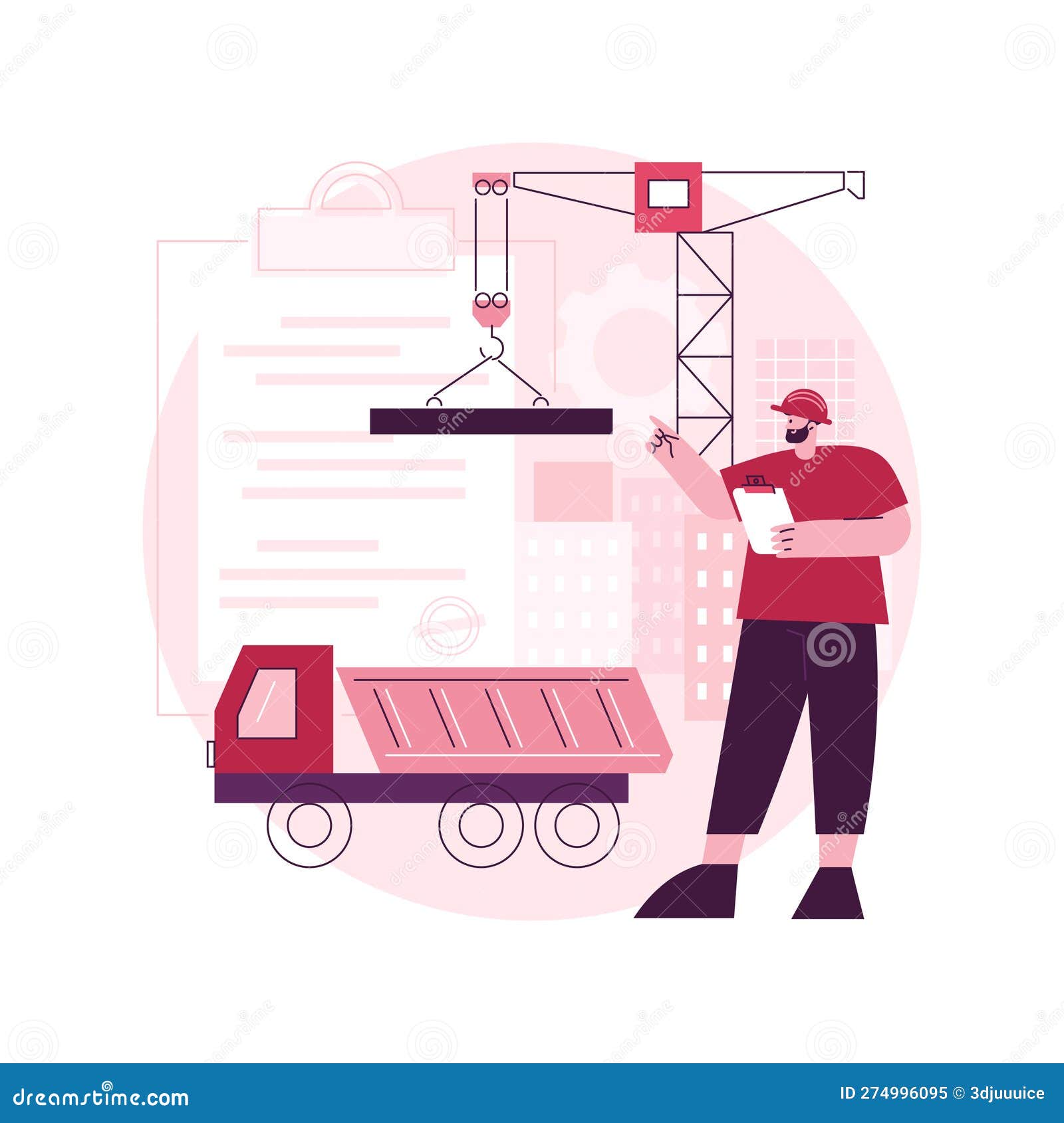 Building Industry License Abstract Concept Vector Illustration. Stock ...