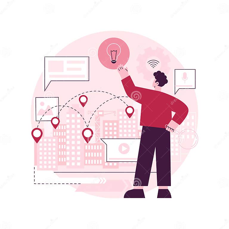 Building Information Modeling Abstract Concept Vector Illustration ...