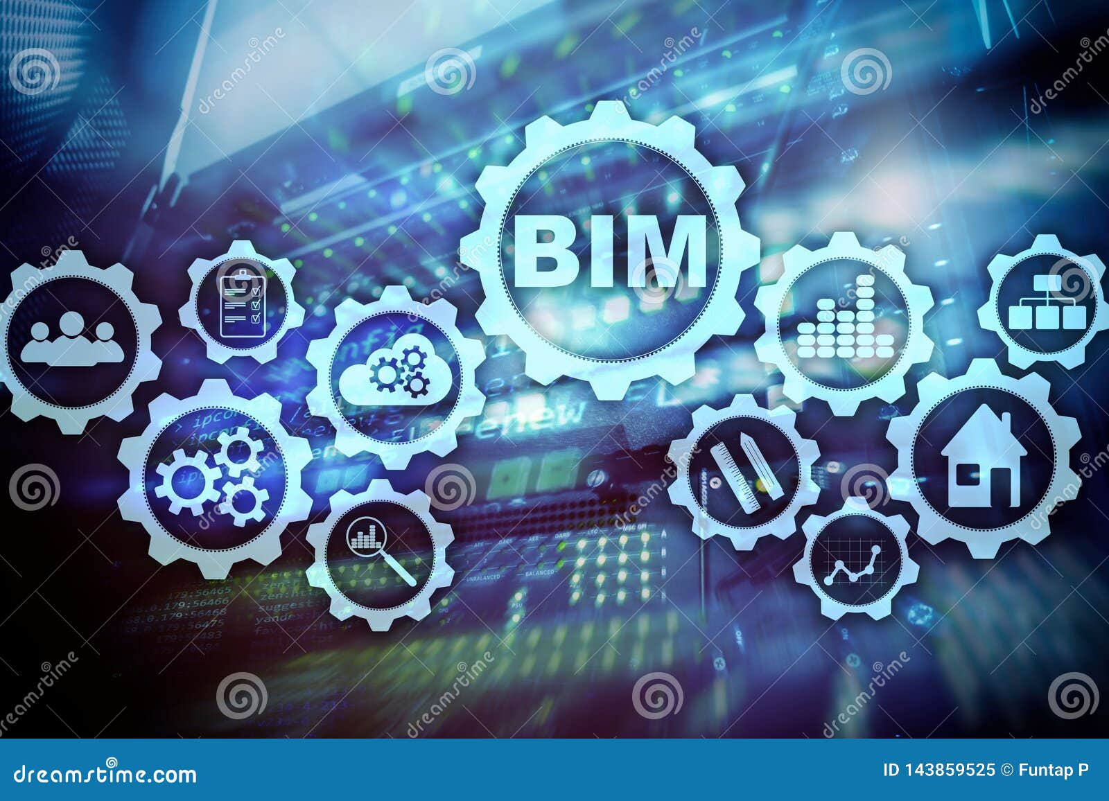 Building Information Modeling. BIM on the Virtual Screen with a Server ...