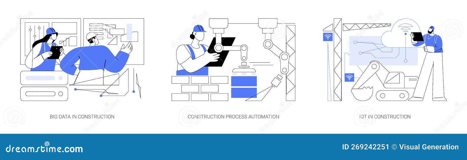 Building Innovation Abstract Concept Vector Illustrations. Stock Vector ...