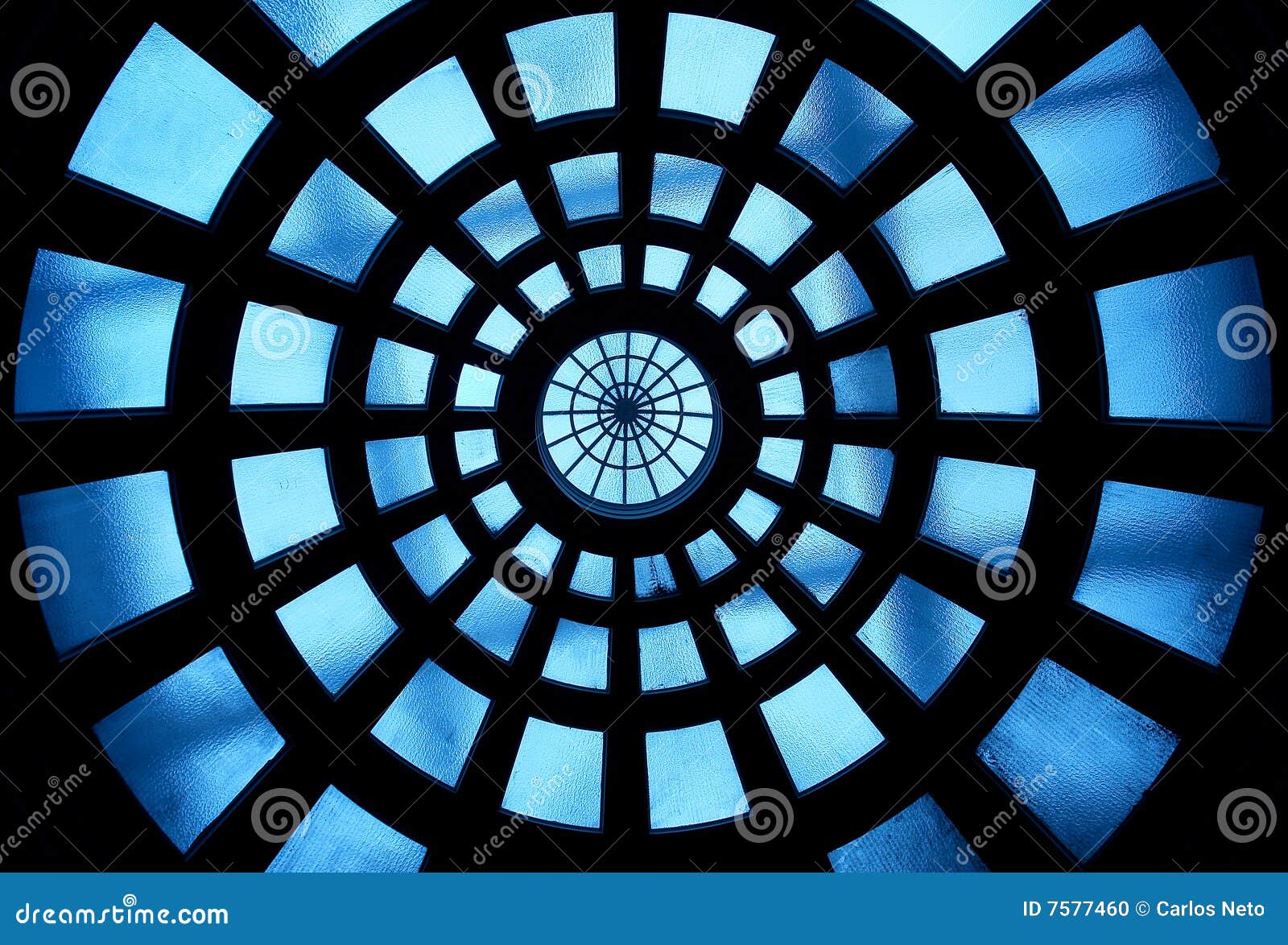 Building Inside Glass Ceiling Stock Photo - Image of futurism, city ...