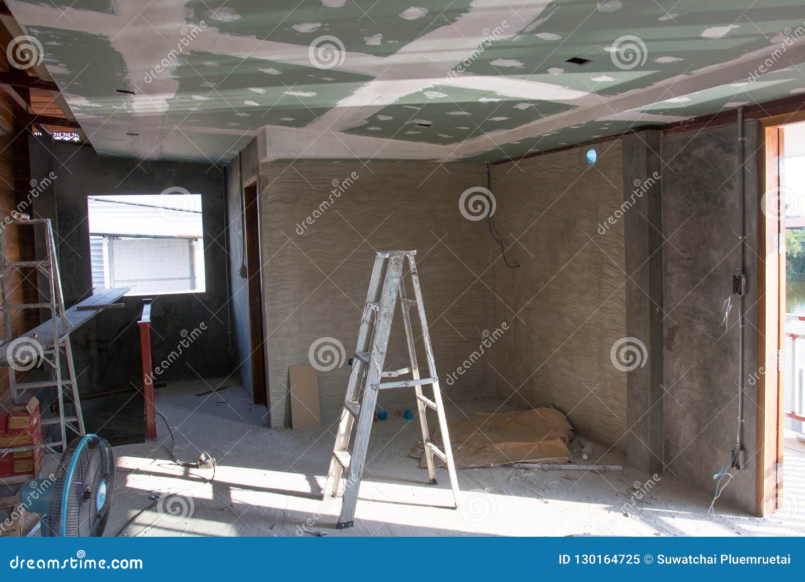Building Inside Under Construction Editorial Image - Image of indoor ...