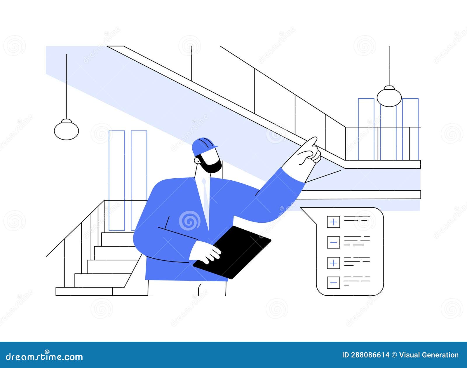 Building Inspection Abstract Concept Vector Illustration. Stock Vector ...