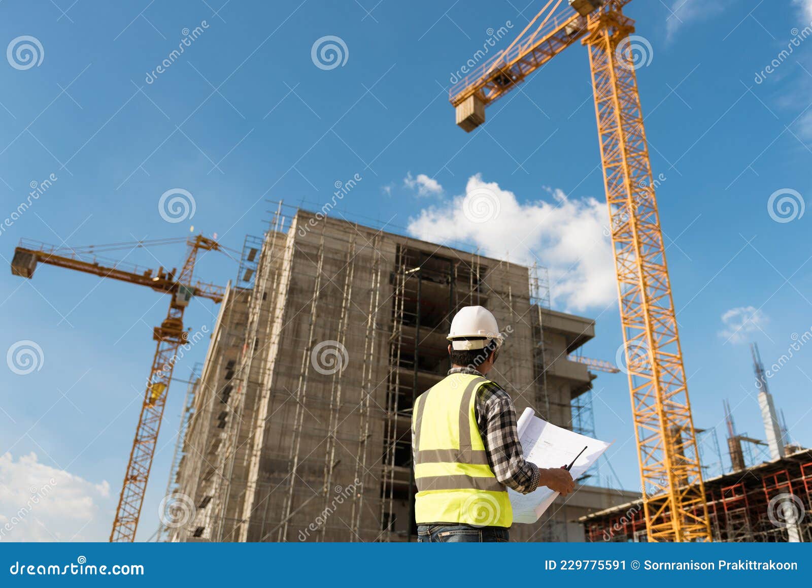 Building Inspector, Civil Engineering and Construction Business Stock ...