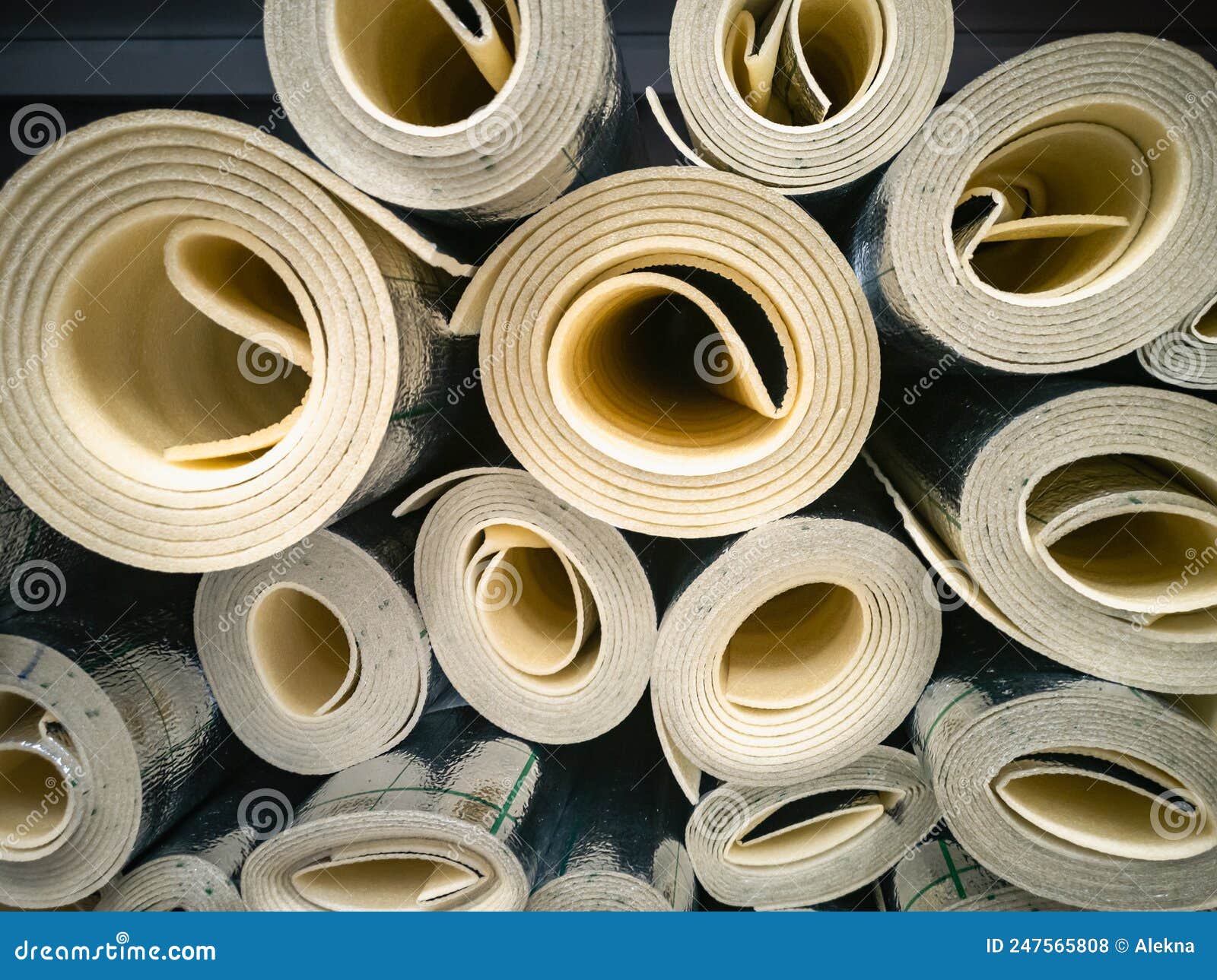 Building Insulation Materials. Building Thermal Insulation Stock Photo ...