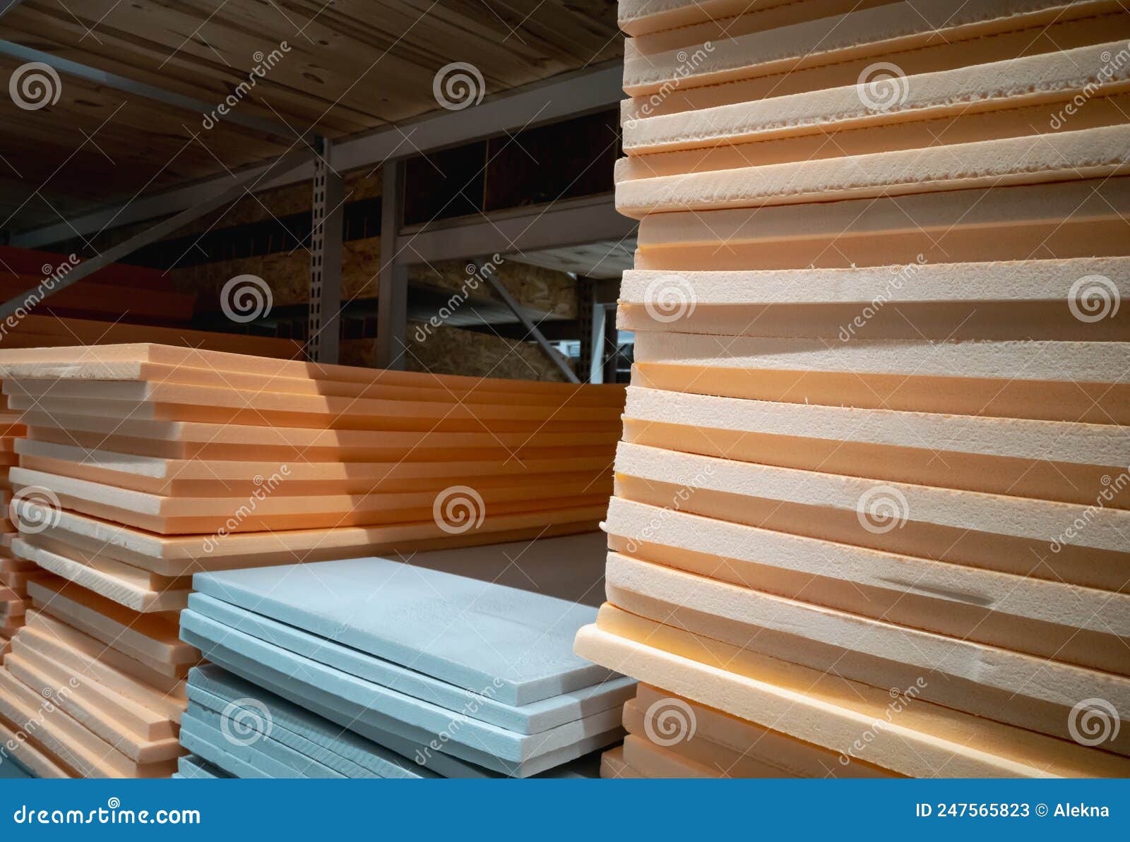 Building Insulation Materials. Building Thermal Insulation Stock Image ...